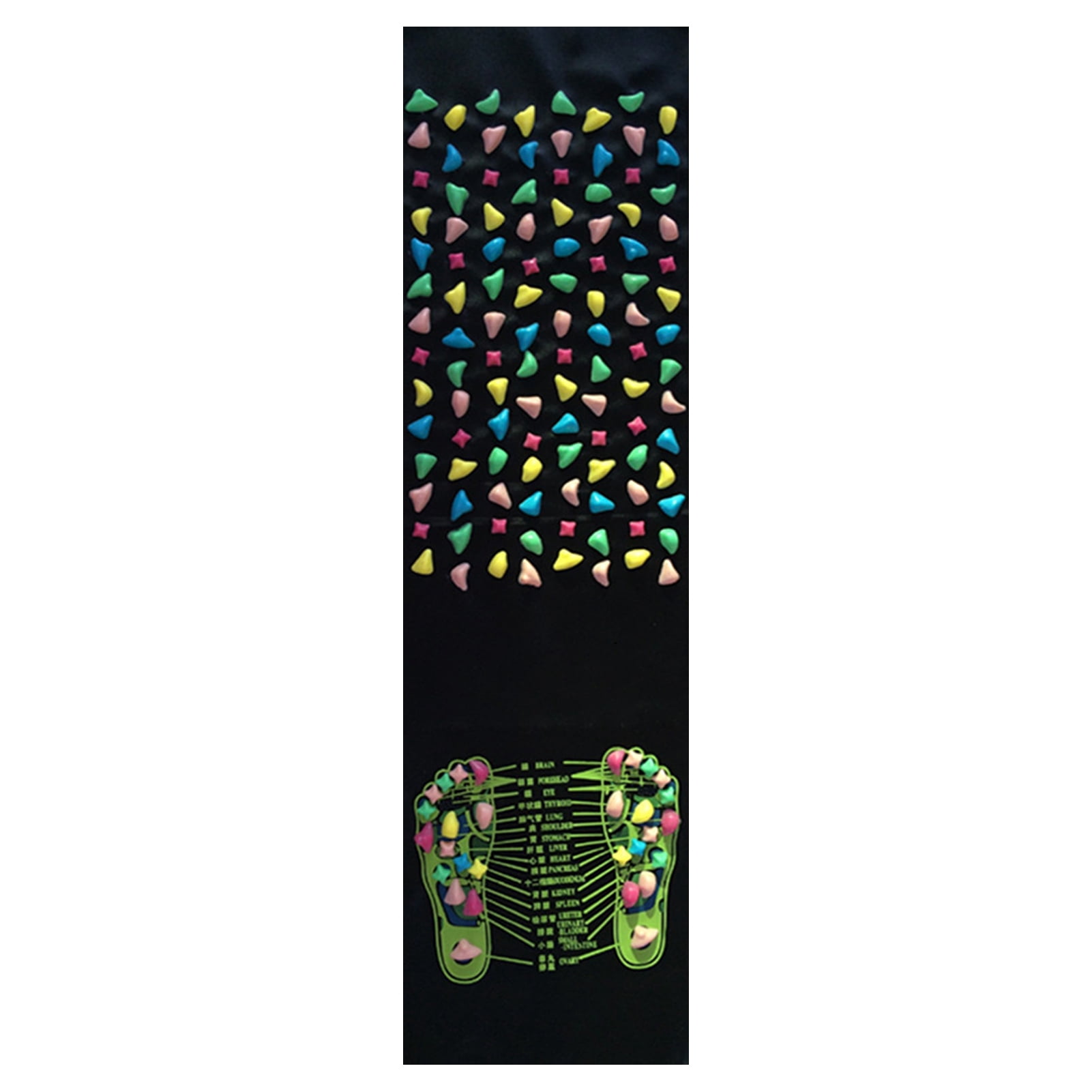Foot Massage Mat, Reflexology Walk Stone Road Mat, Anti Slip Foldable ...