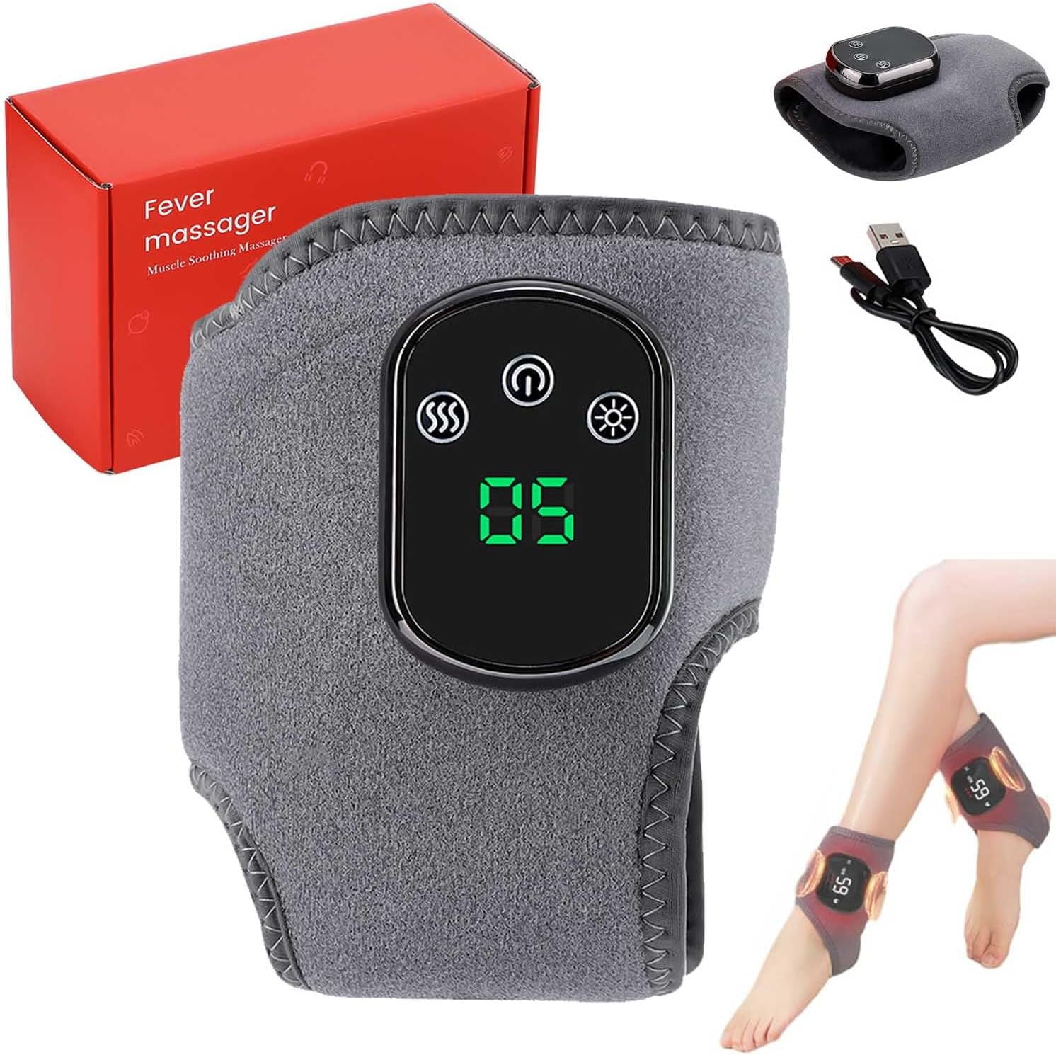 Foot Massage, Triple Method Foot Massager with 3 Vibration Modes ...