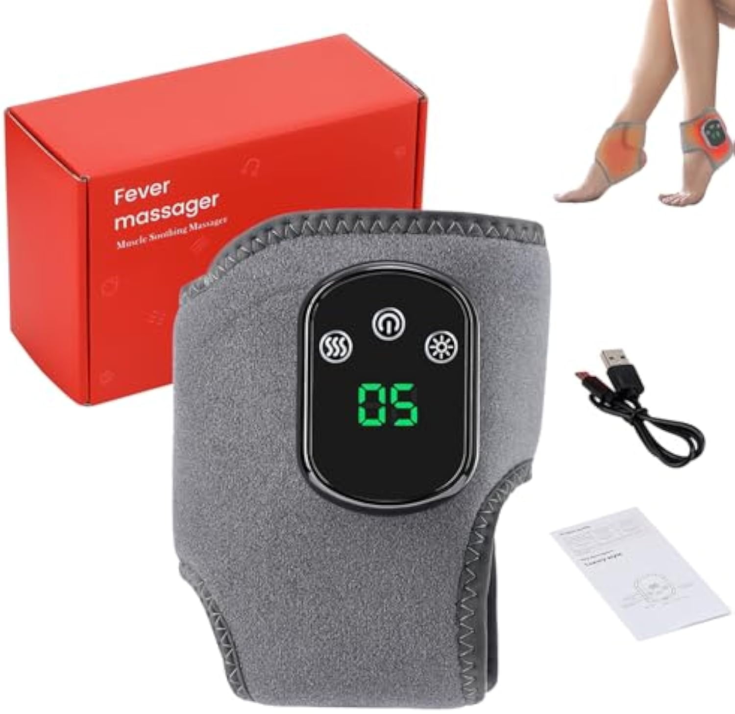 Foot Massager, 3-in-1 Naxir Foot Revive Massager, Cordless Heated Ankle ...