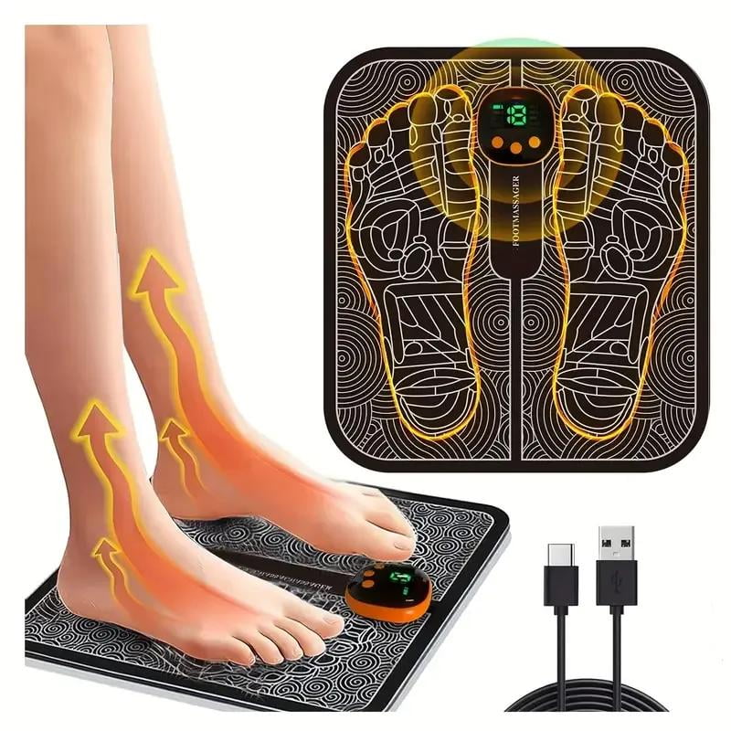 Foot Massager - 8 Modes Portable Leg Massager with USB Rechargeable ...
