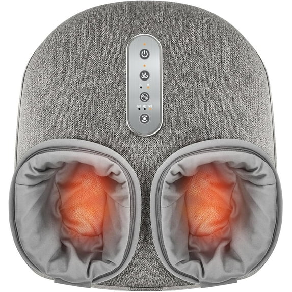 Foot Massager Machine with Heat, Shiatsu Deep Kneading, Delivers Relief ...