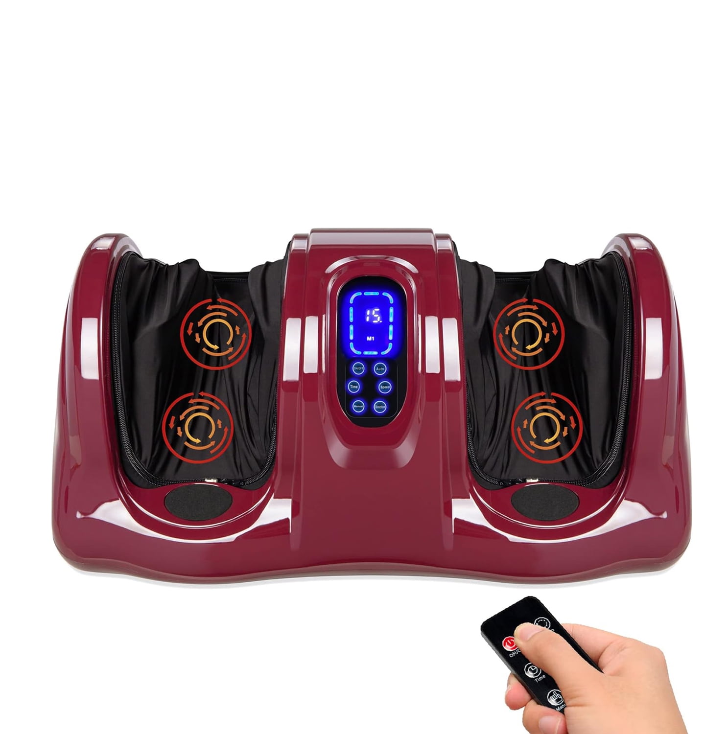 Foot Massager Machine, Premium Shiatsu Foot Massager with Screen and ...