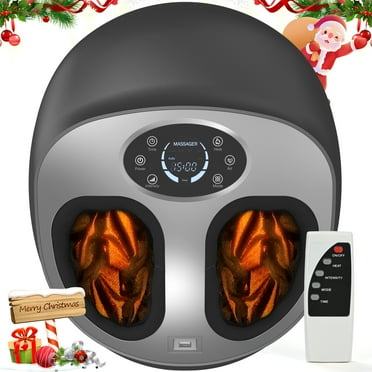 Miko Shiatsu Portable Electric Foot Massager with Heat, Kneading ...