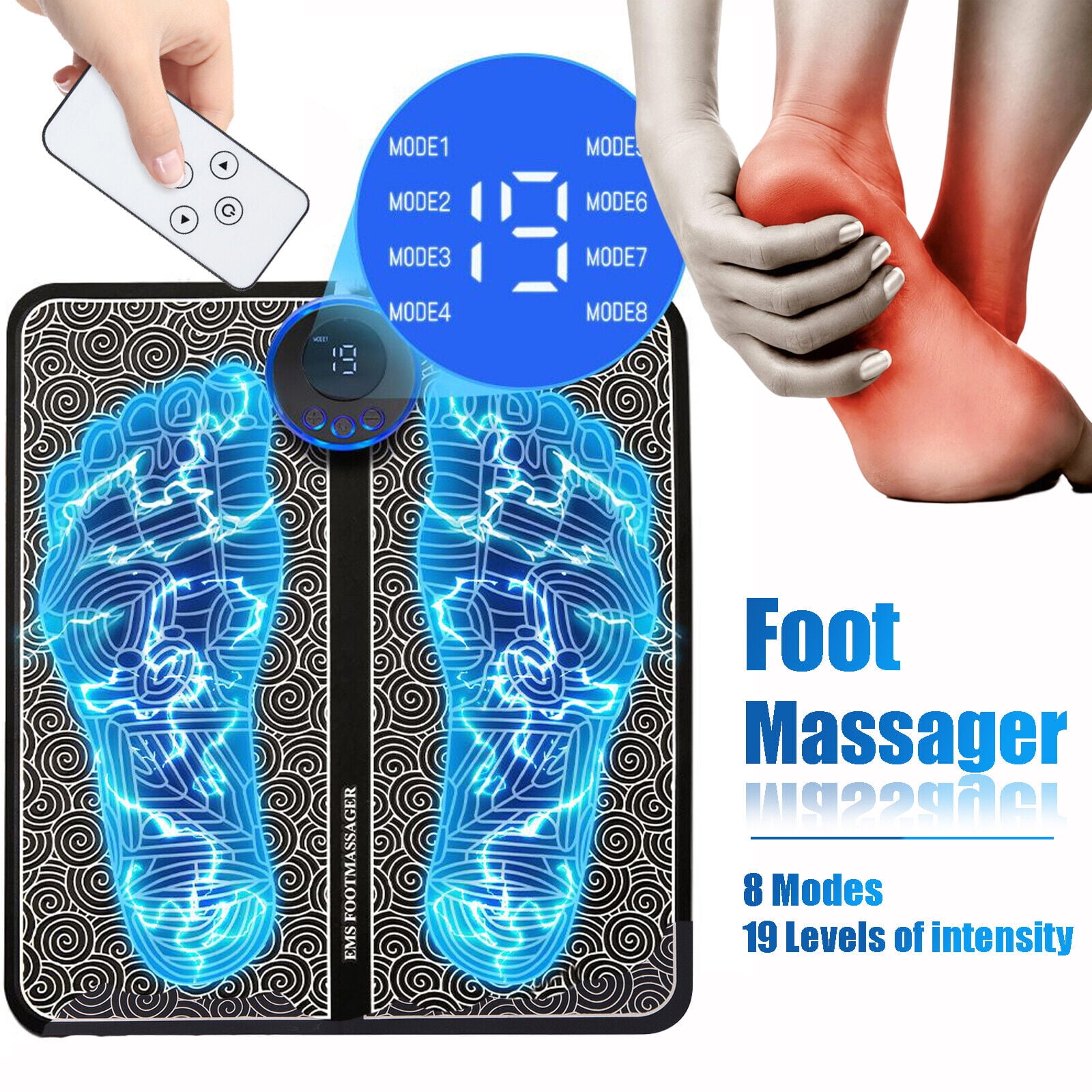 Foot Massager for Neuropathy Circulation Deep Kneading Muscle Pain ...