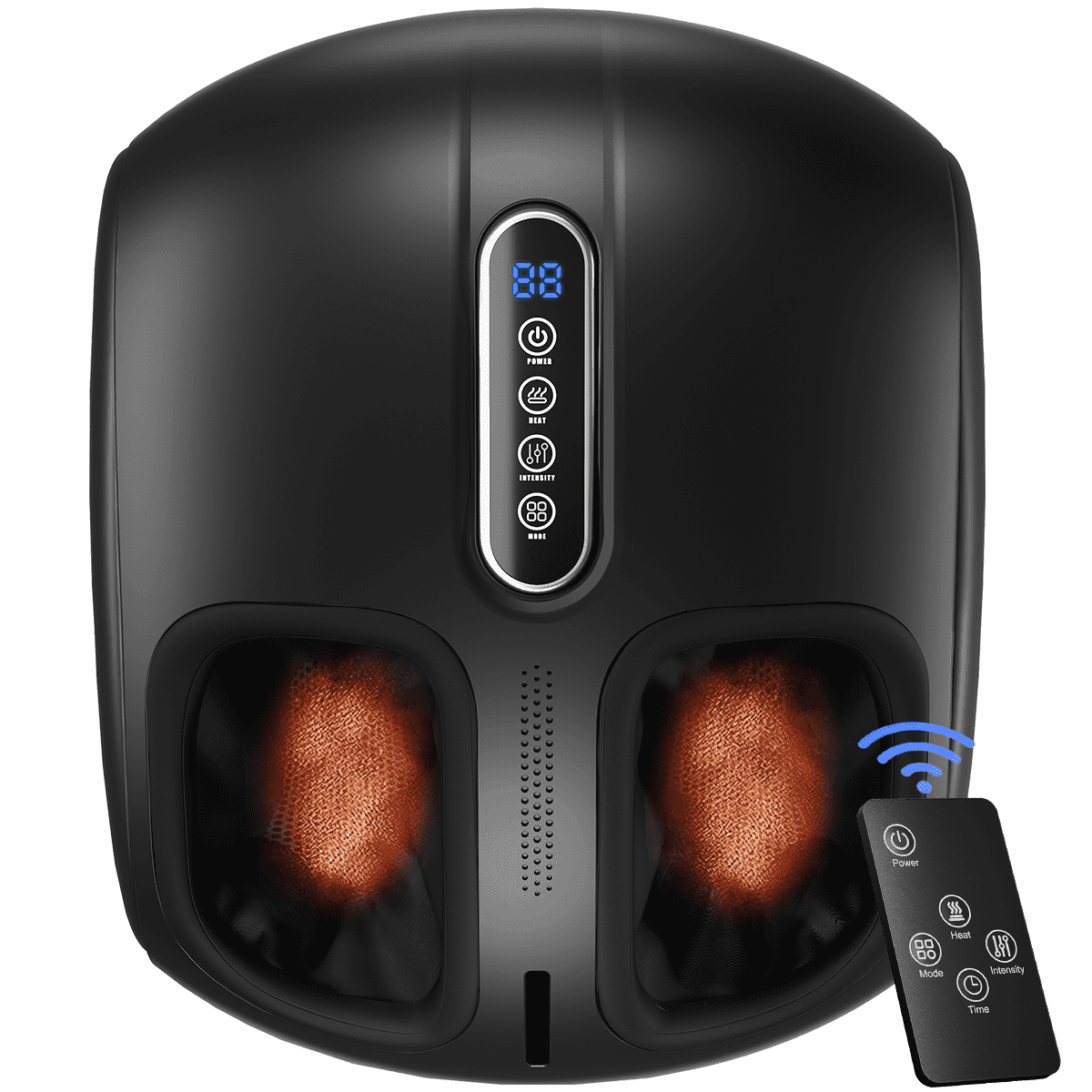 Shiatsu Foot Massager with Heat, 4-Modes Massage & 5 Intensities ...