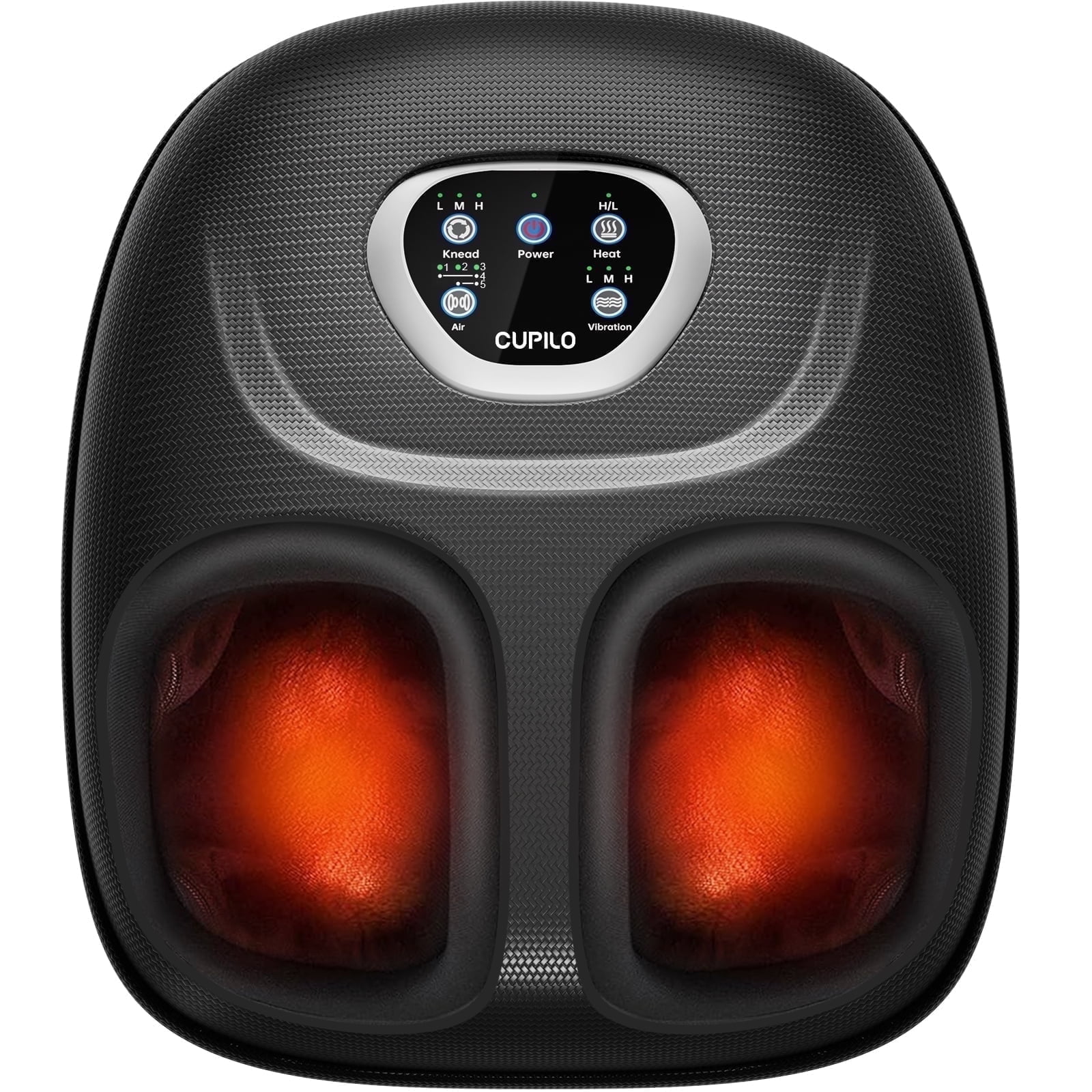 Cupilo Foot Massager with Heat, Shiatsu Feet Massager Machine with 5 ...