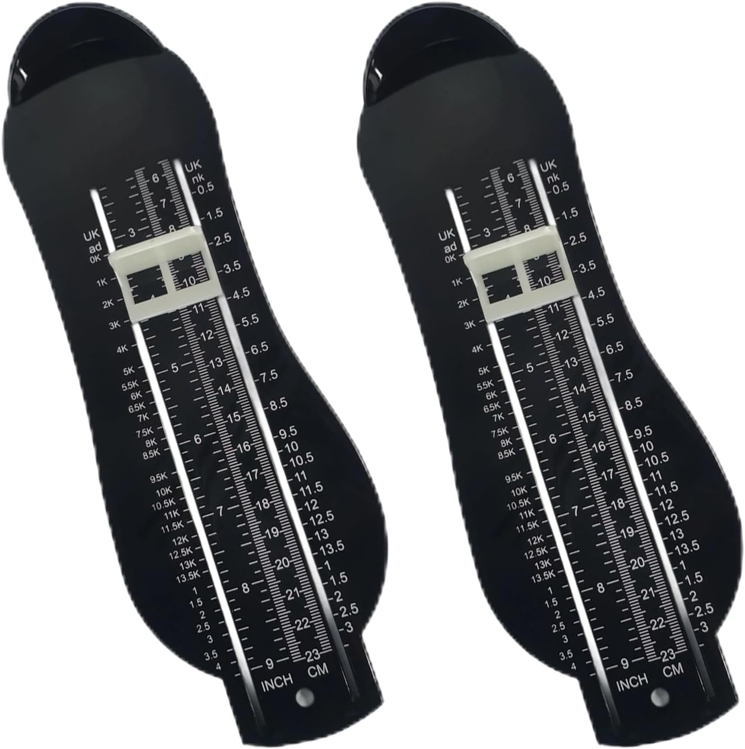 Foot Measure for Children UK Black Shoe Sizer Measuring Devices Foot ...