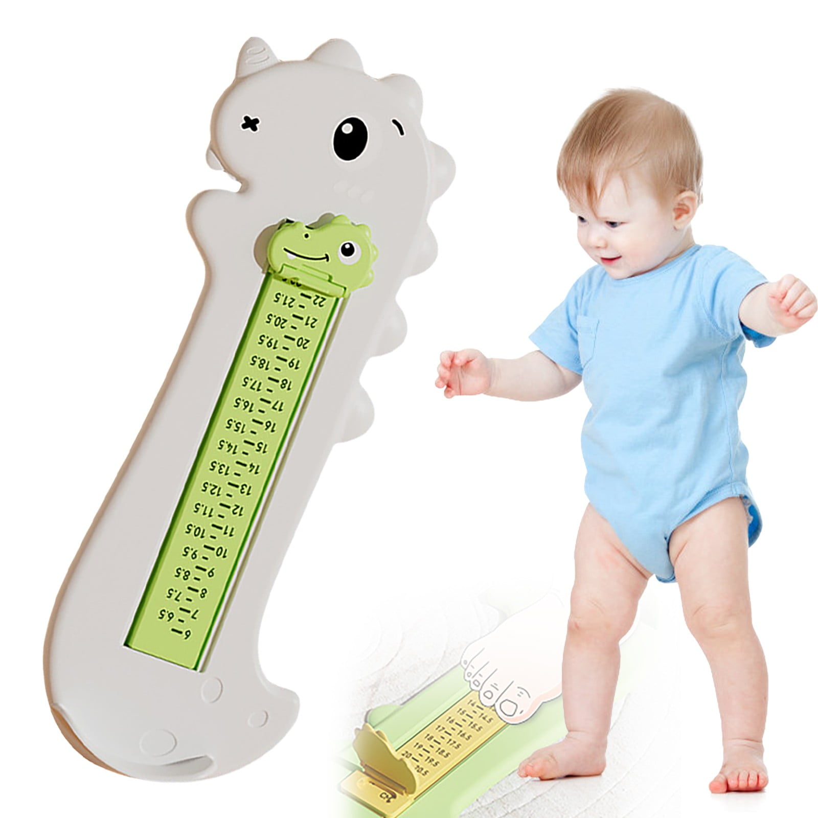 Foot Measuring Device for Kids & Adults, Shoe Sizer Measuring Device ...