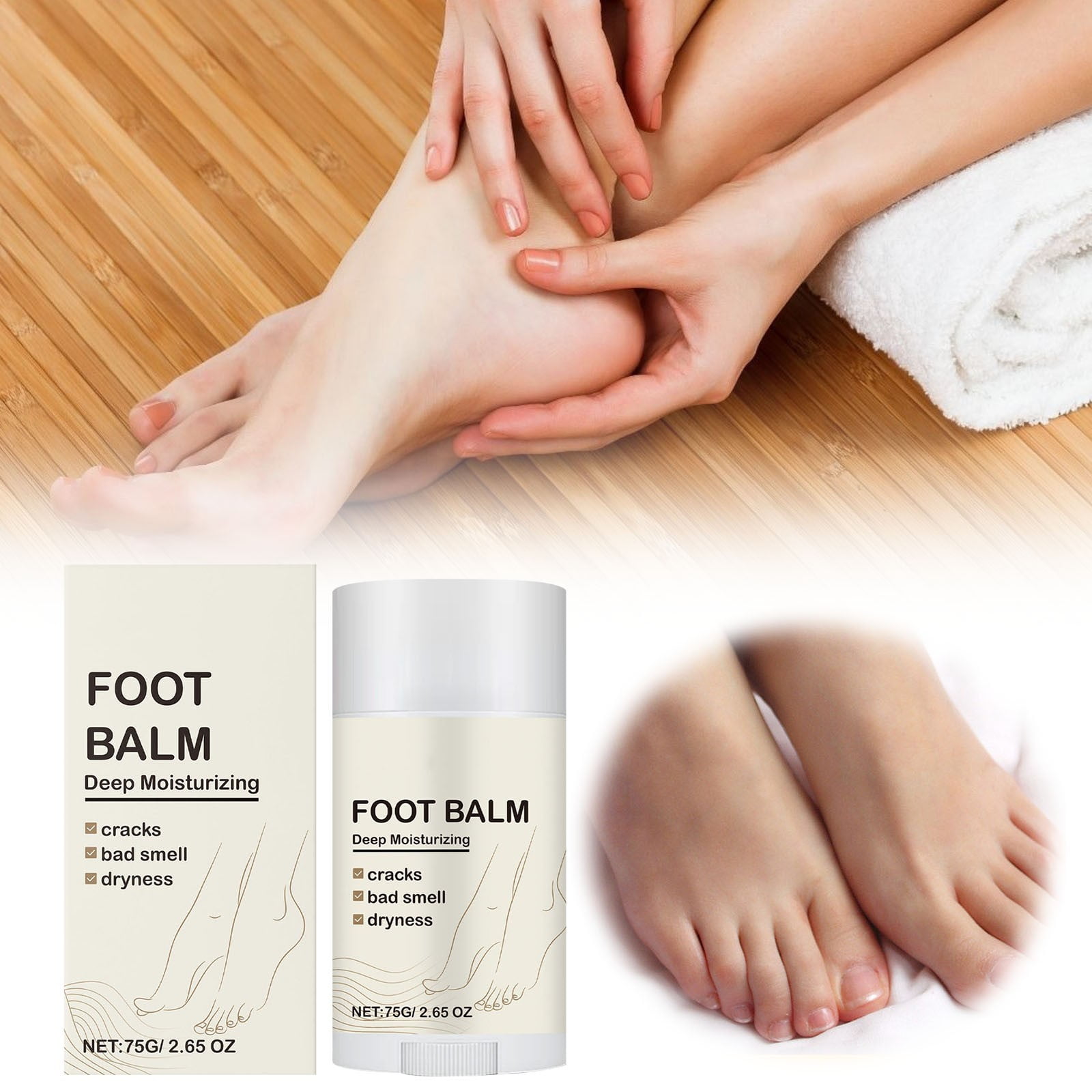 Foot Moisturizing Stick Gently Moisturizes The Foot Skin Cleansing Care ...