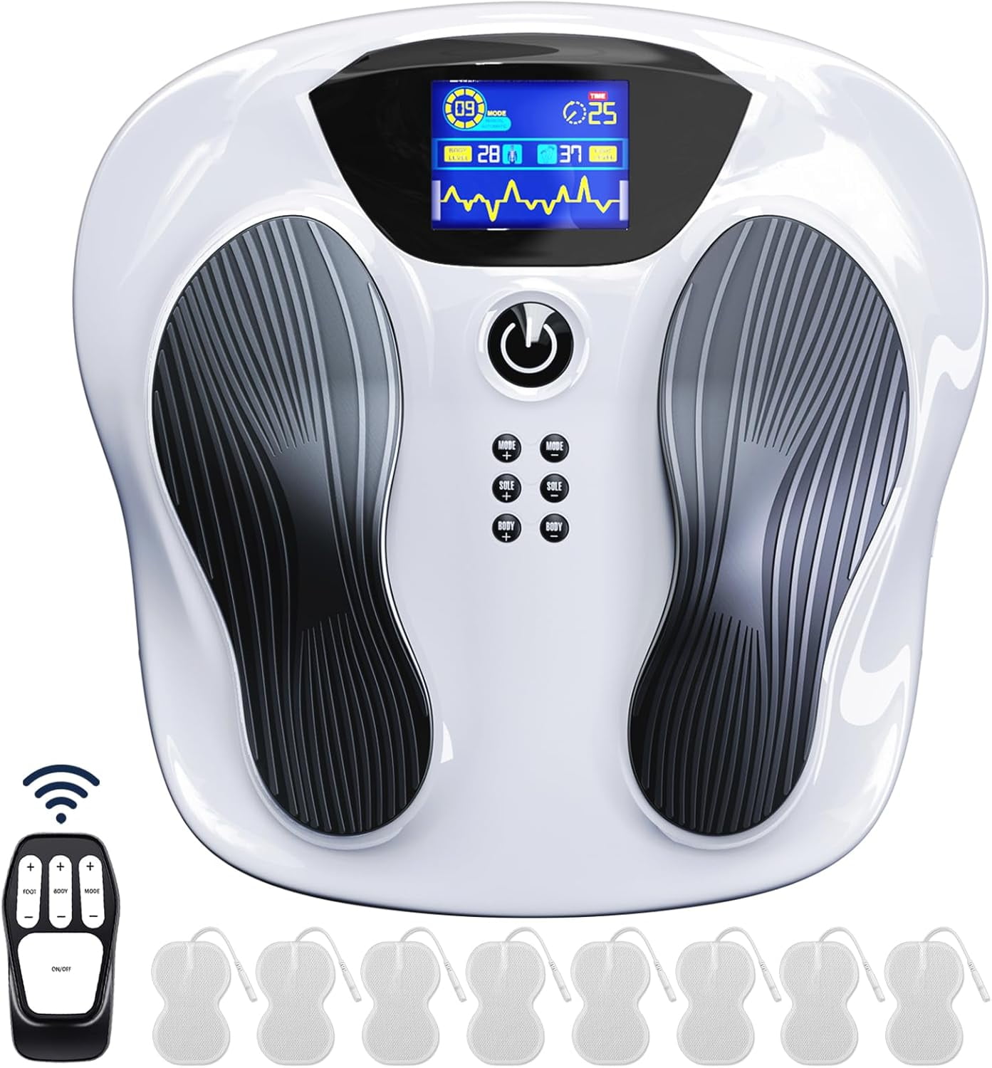 CNV Foot Nerve Muscle Stimulator Pro, TENS & EMS Foot Massager for ...