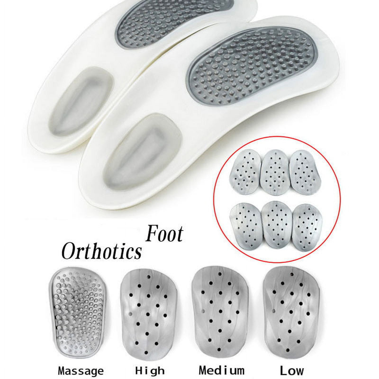 Foot Orthotics Walk Platinum - Size G (W6-11.5/M7-10.5) - Arch Support, Pain Relief - Walmart.com