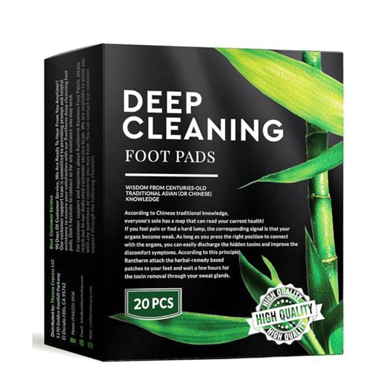 Foot Paches, Premium Deep Cleansing Foot Pads, Bamboo Foot Paches ...