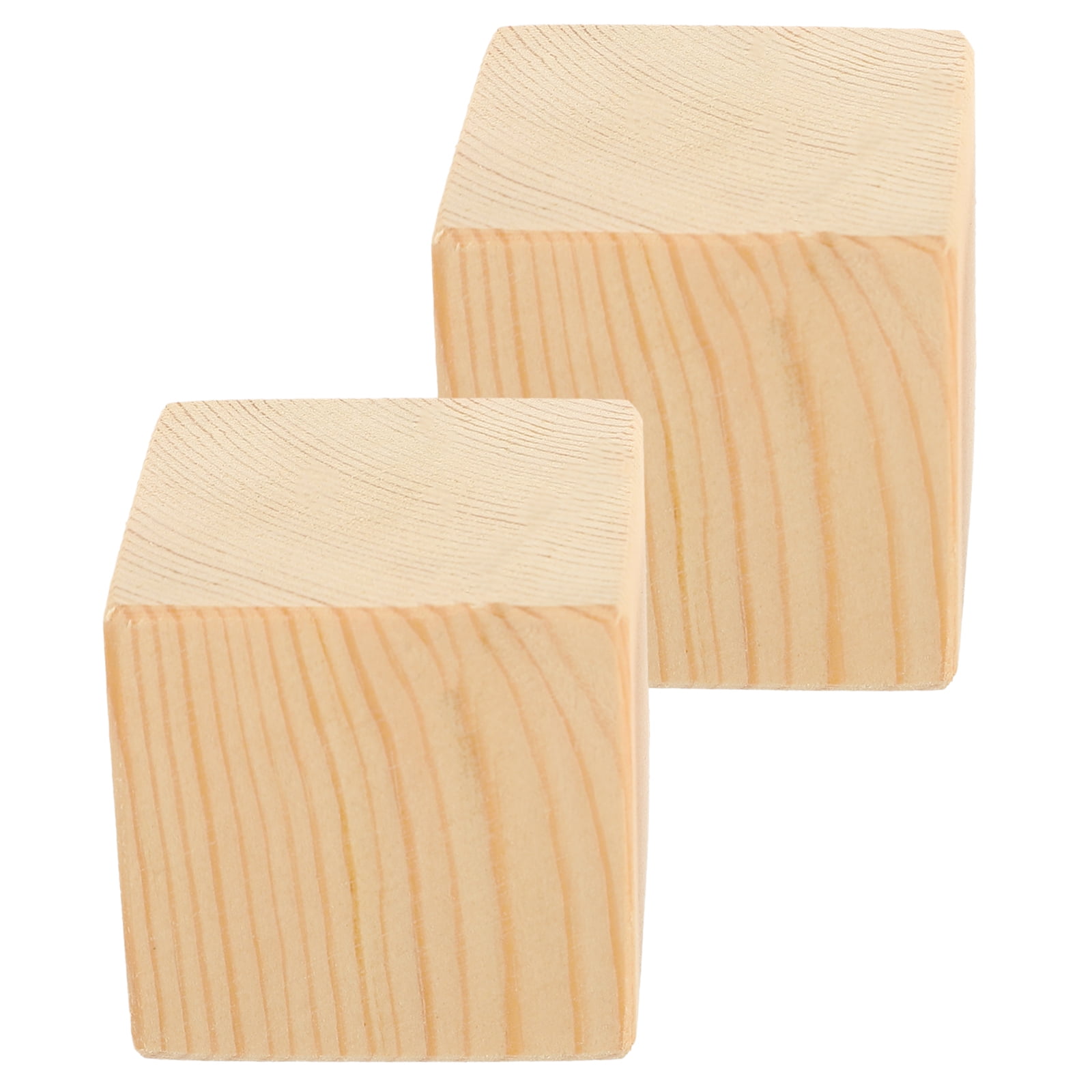 WYN 2pcs Wood Block for Lifting Furniture Household Furniture Raisers ...