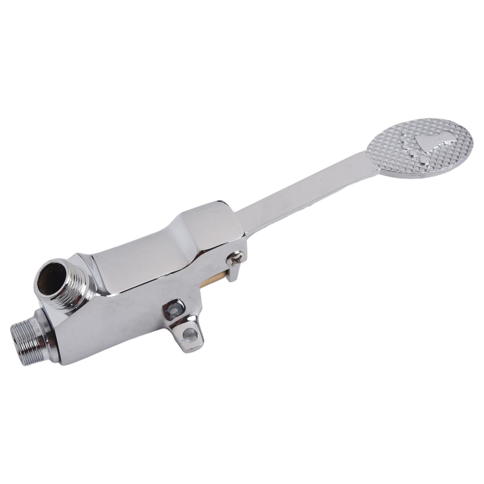 For Foot Pedal Control Bathroom Sink Faucet Floor Switch Cold Water Tap ...