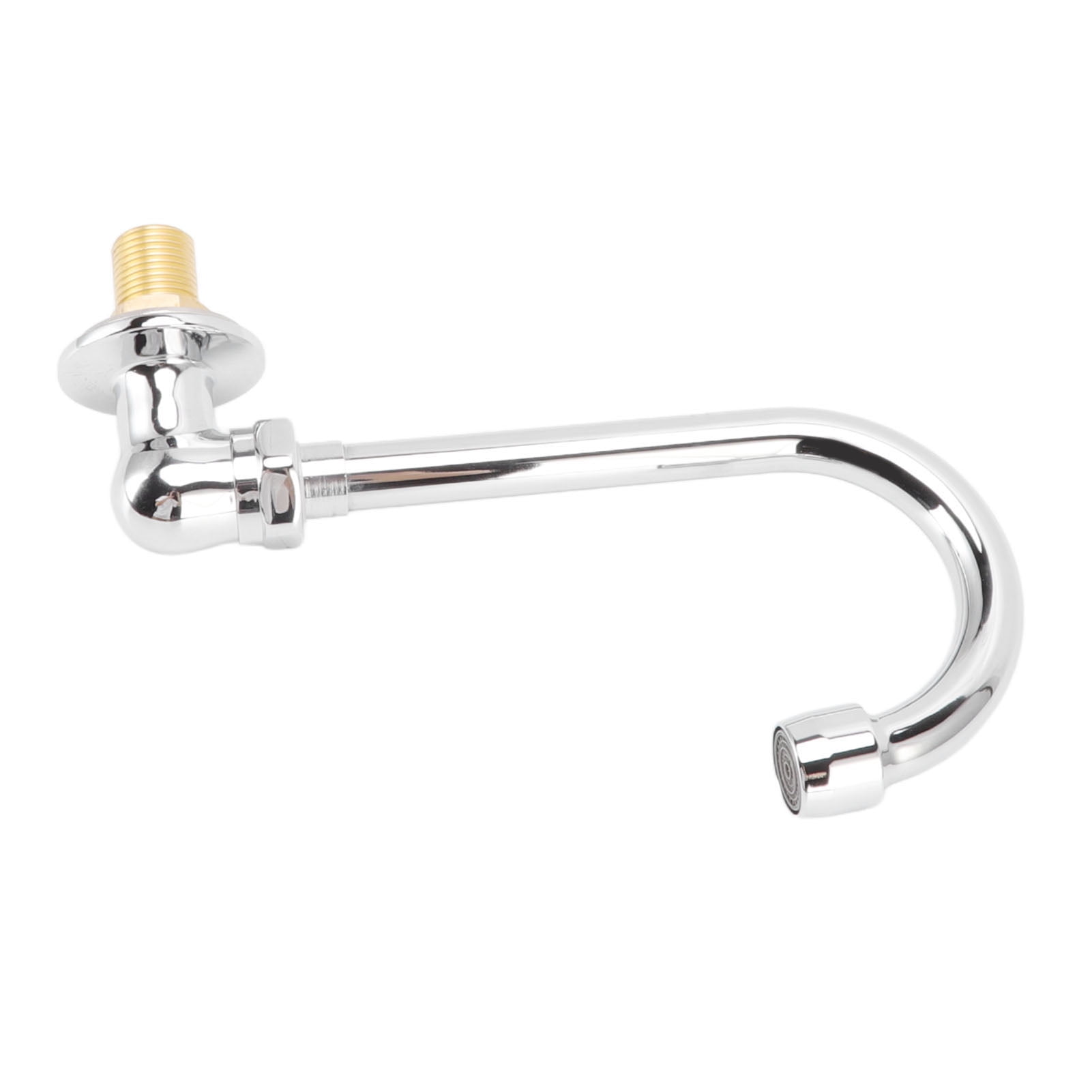 Foot Pedal Faucet Stainless Steel G1/2 Thread Wall Mounted Knee Valve ...