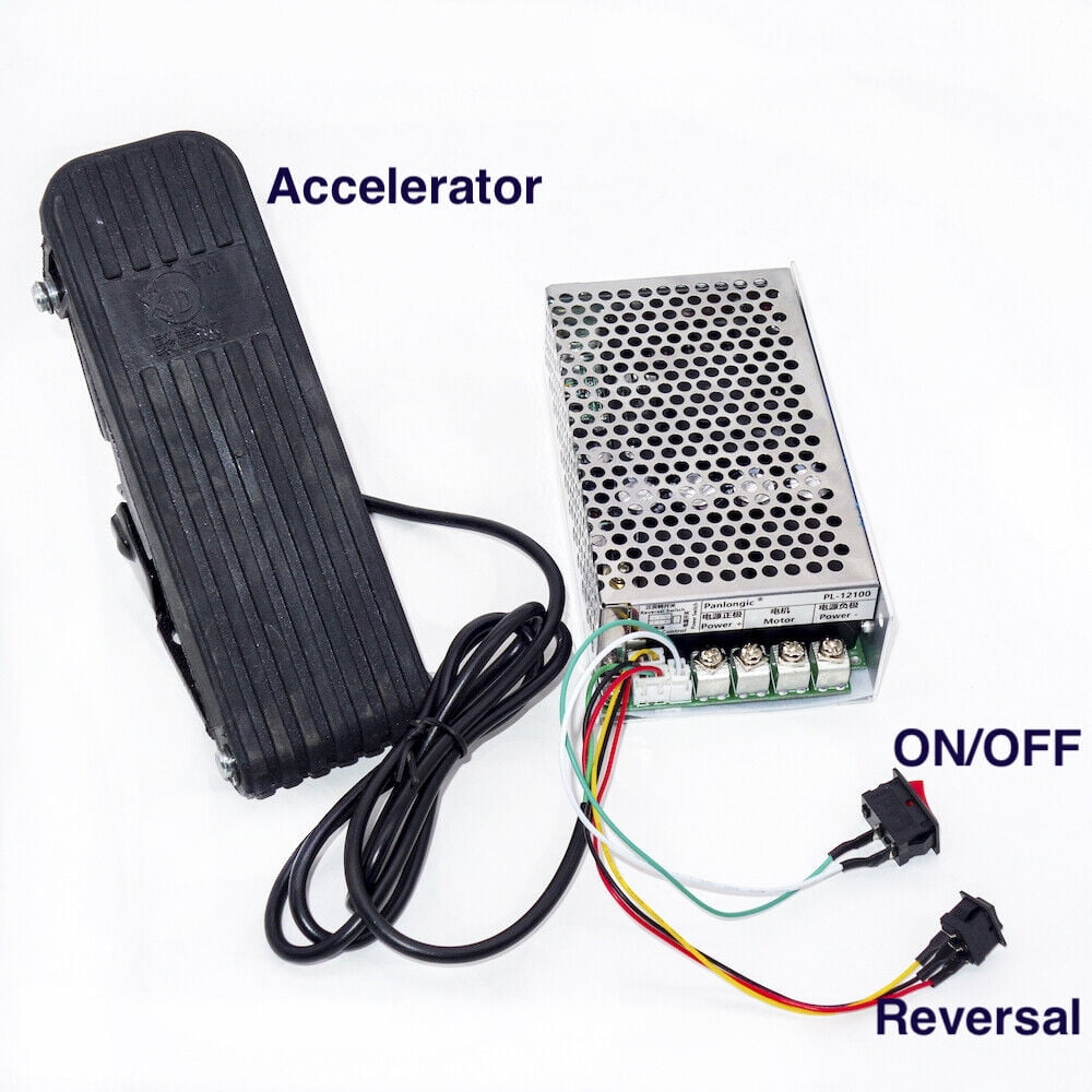Foot Pedal Hall Throttle 100A Reversible PWM DC Motor Speed Control ...