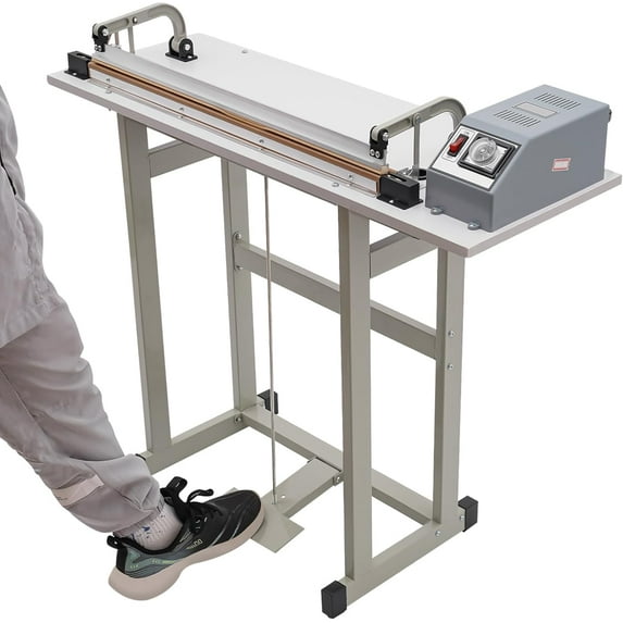 Foot Pedal Heat Sealing Machine, 110V Plastic Bag Sealing Machine, Heat ...
