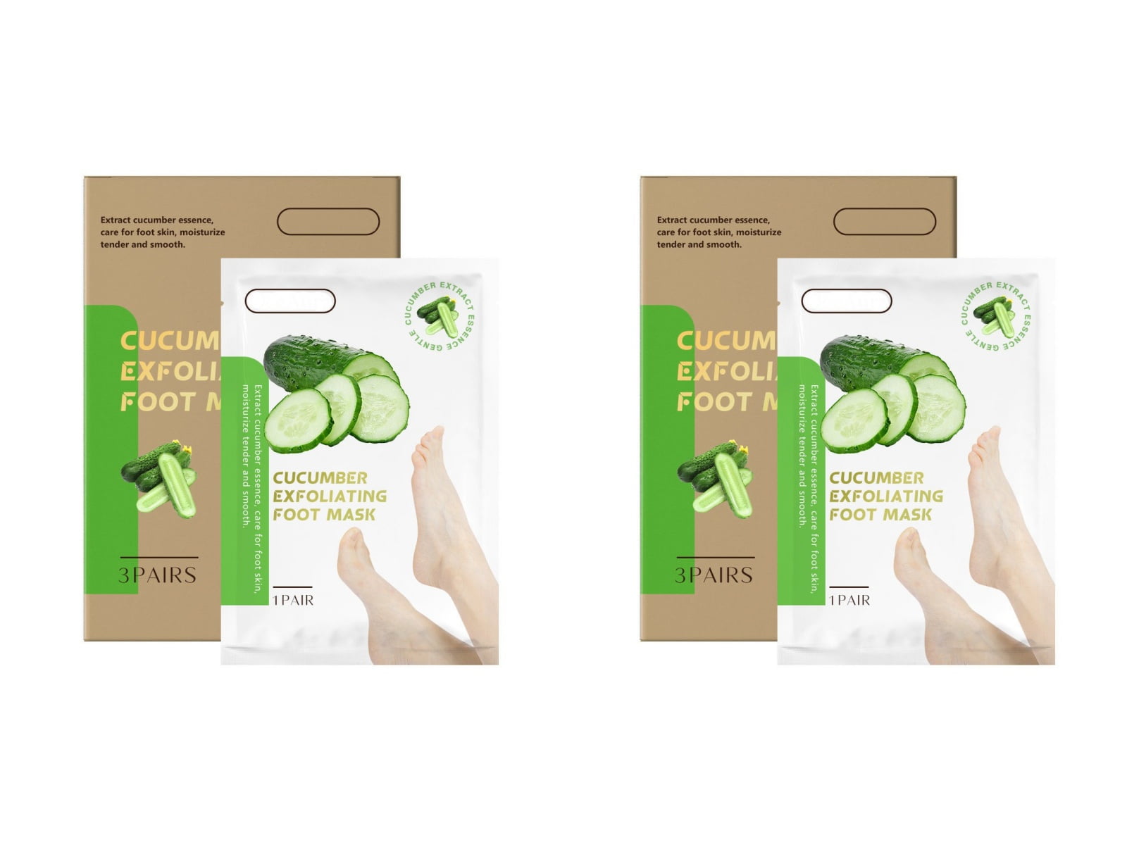 Foot Peeling Mask, Natural Exfoliating Foot Mask, Dead Skin Callus ...