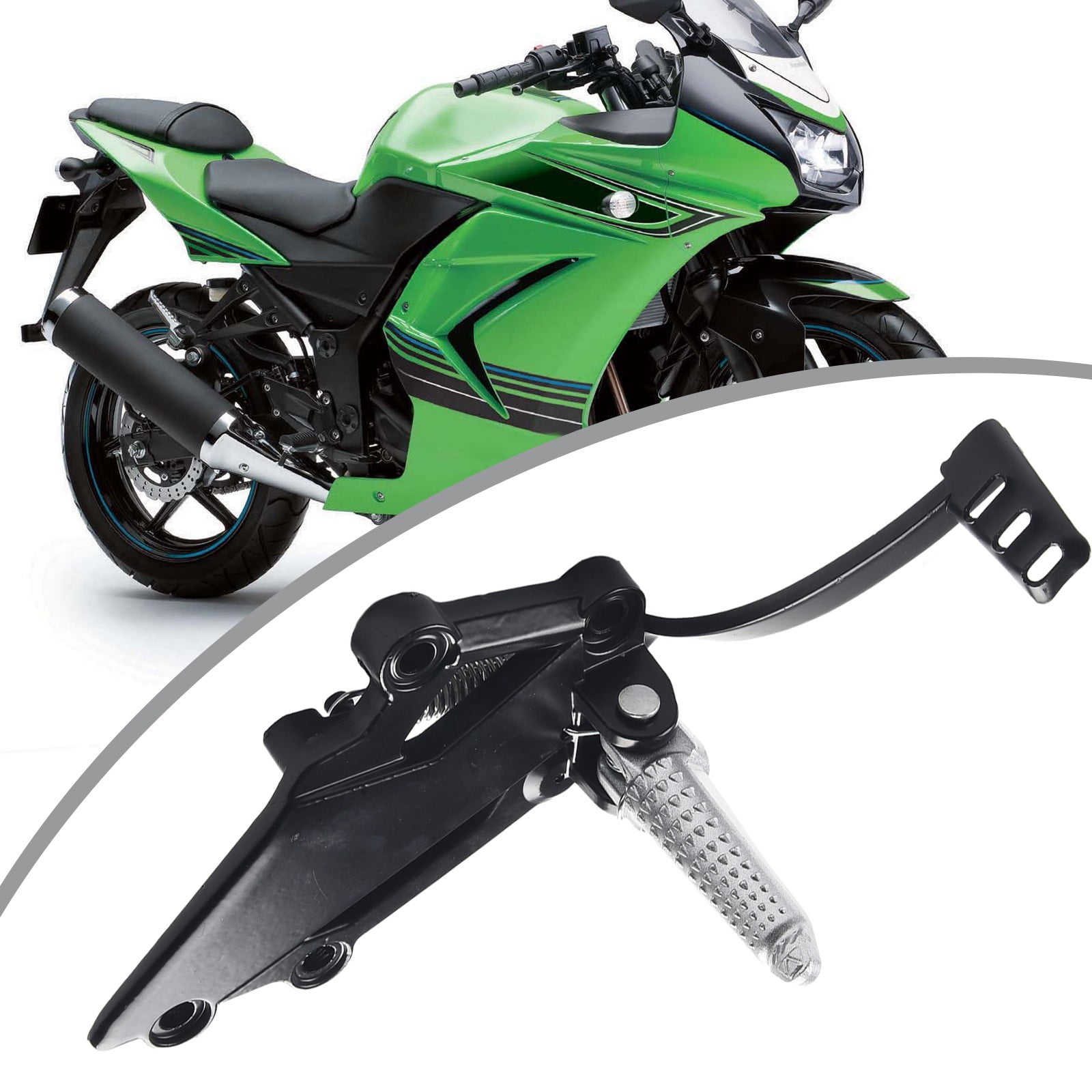 Foot Peg Bracket Brake Pedal Lever Assembly for KAWASAKI EX 250R ...