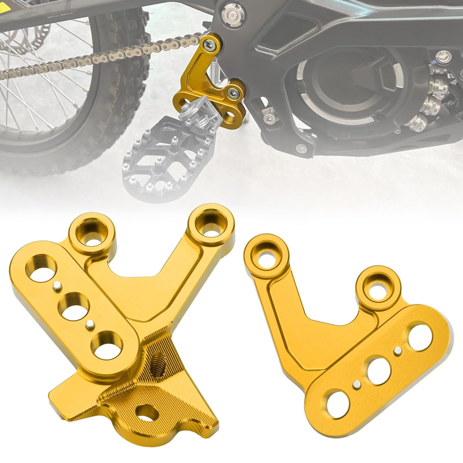 Foot Peg Brackets, Electric Bike CNC Motorcycle FootPeg Pedal Bracket ...