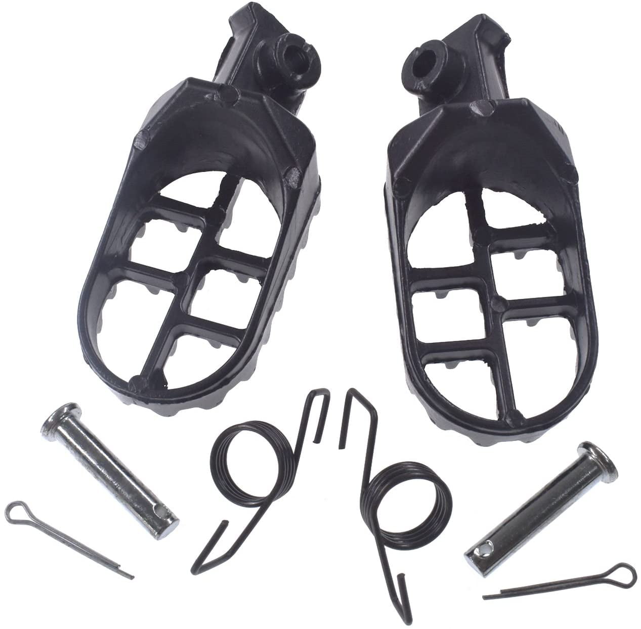 Foot Pegs Footpegs Footrest Pedals CNC Aluminum Foot rests For CRF70 ...