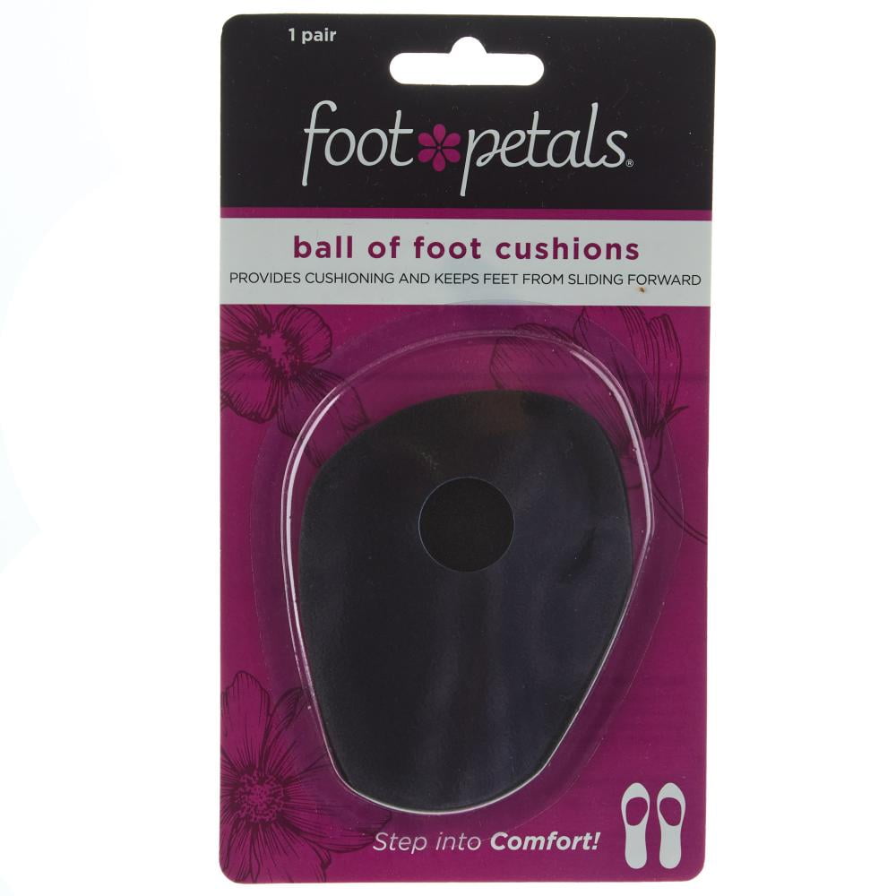 Foot Petal Mens s Ball of Foot Black - Walmart.com
