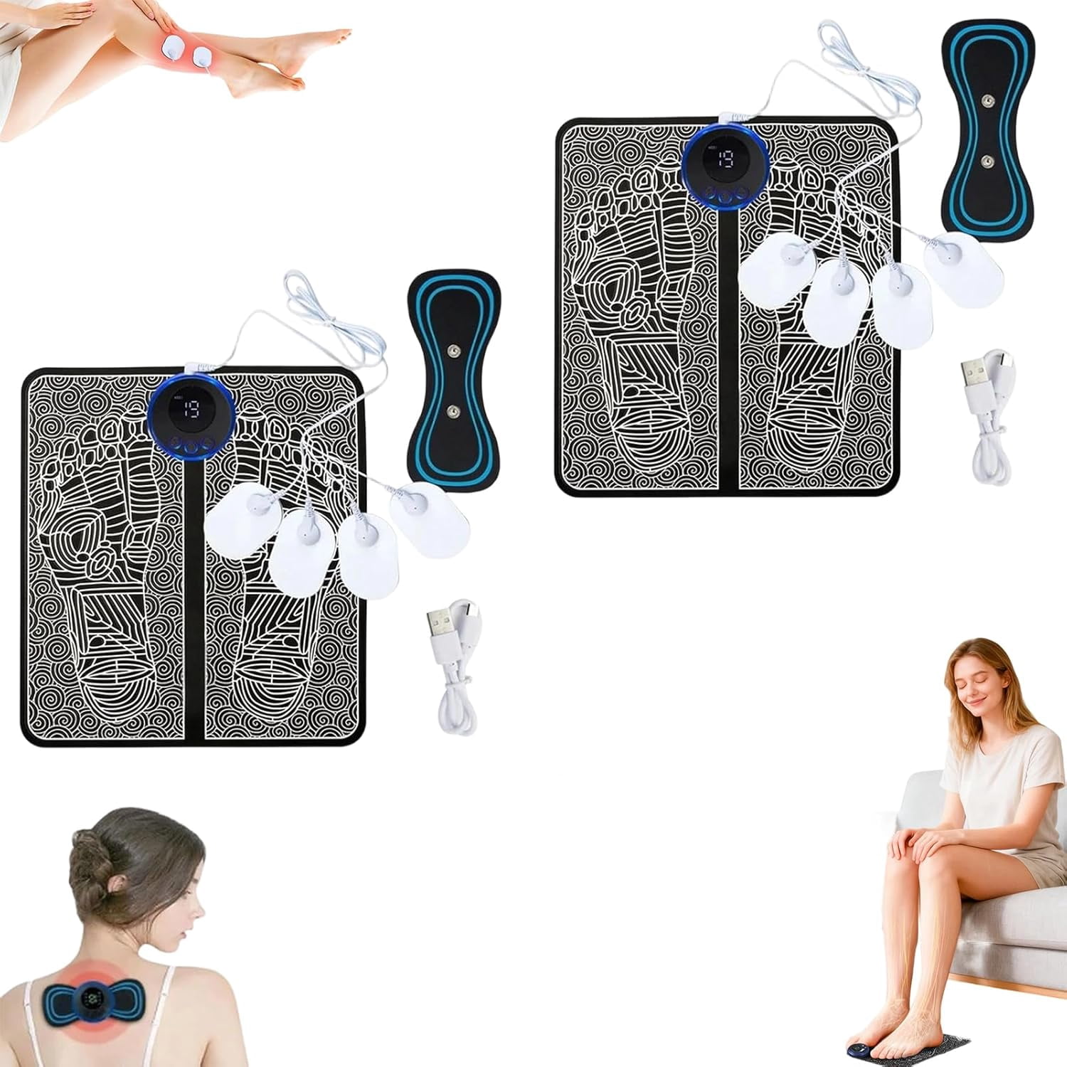 Foot Plate - Foot Massager Relaxes Muscles for All-Night Comfort, 8 ...