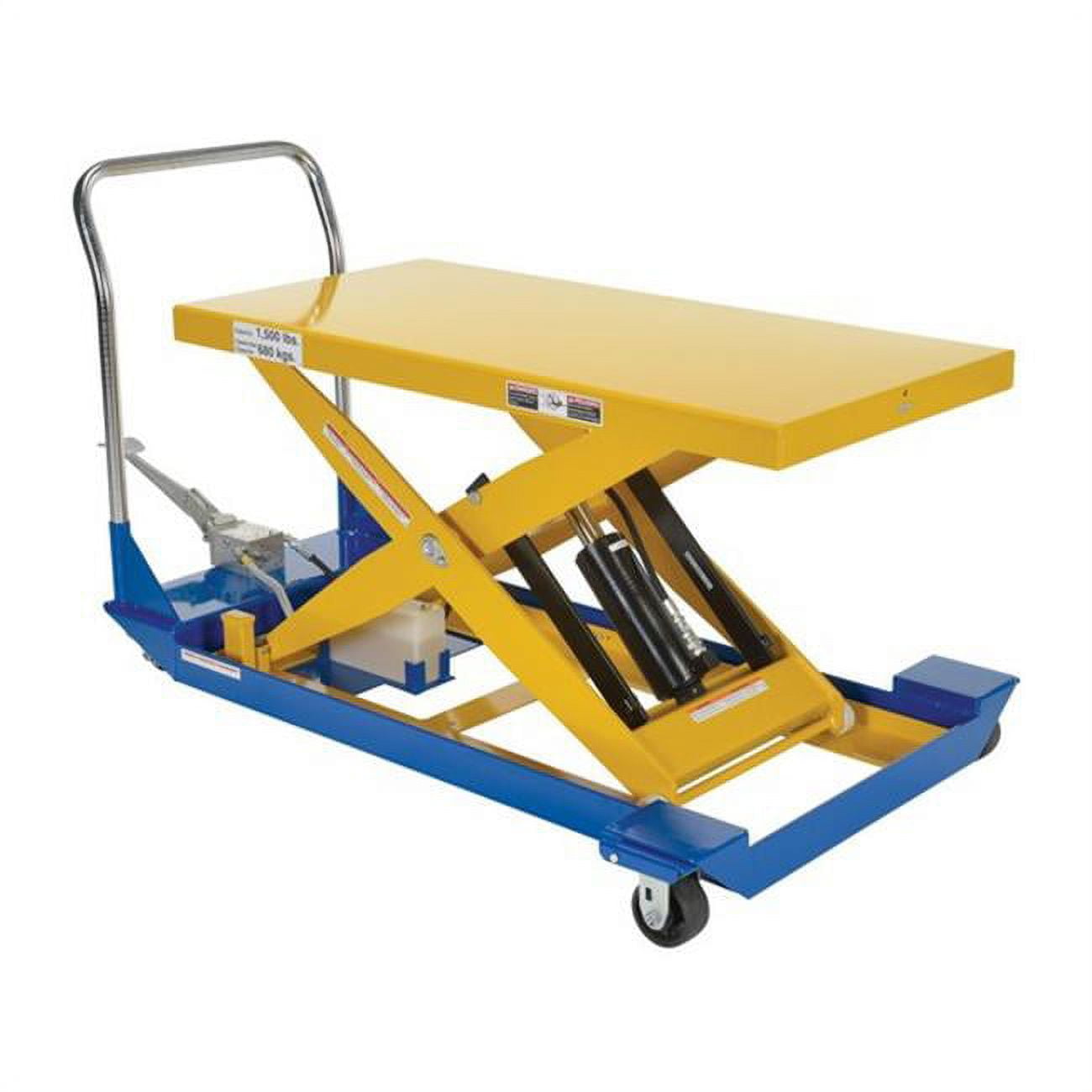 Foot Pump Scissor Cart, 48 x 24 in. - 1500 lbs - Walmart.com