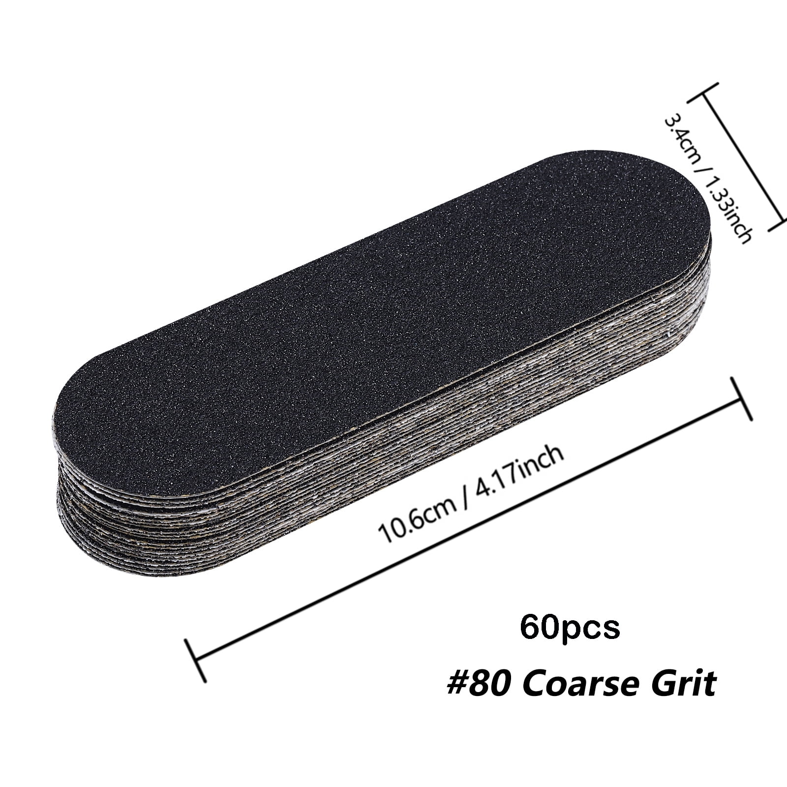 Foot-Rasp File Replace 80/180 Grit Sanding-Cloth Files Pedicure Feet ...