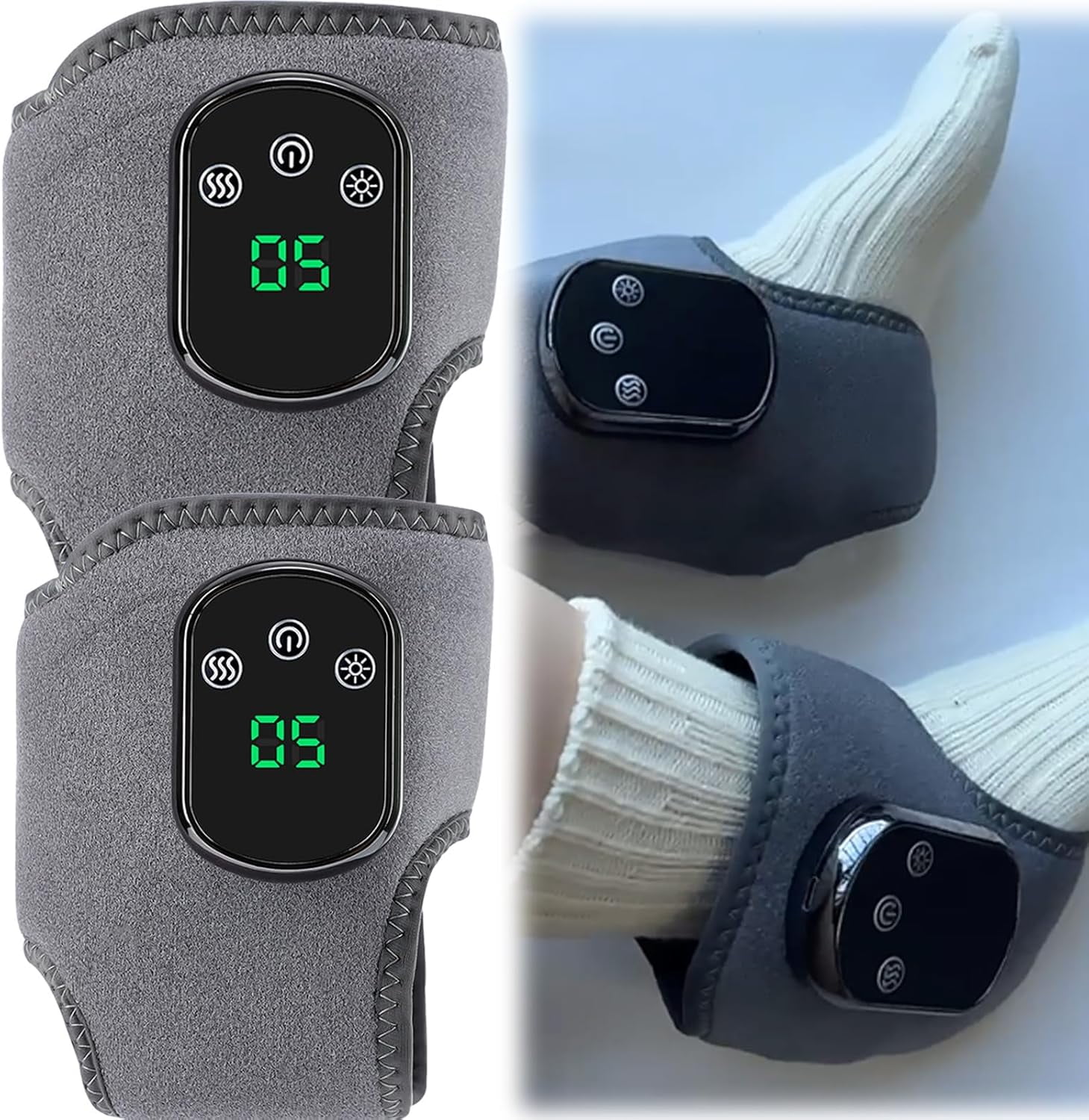 Foot Renew Triple Method Massager, Emsence Triple Therapy Foot Massager ...