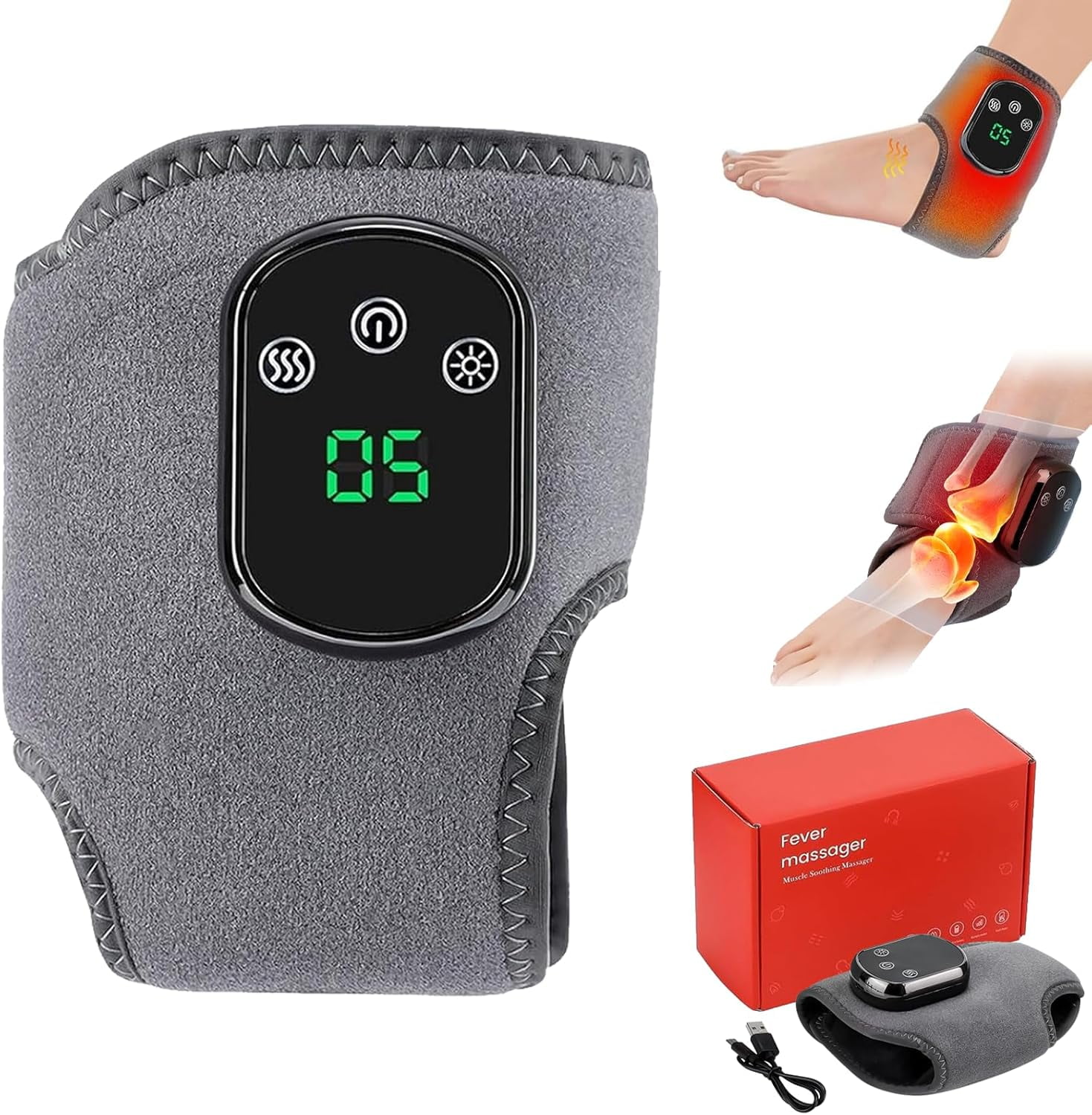 Foot Renew Triple Method Massager, Portable Emsence Foot Massager for ...