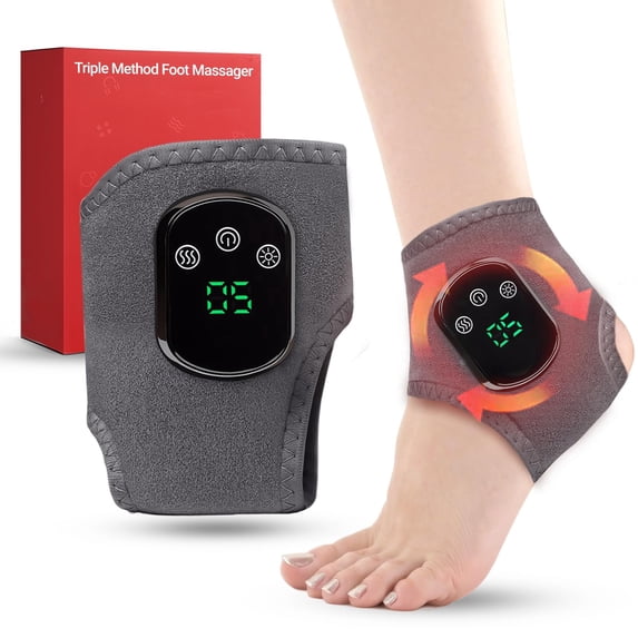 Foot Renew Triple Method Portable Foot Massager, Cordless Heating with ...