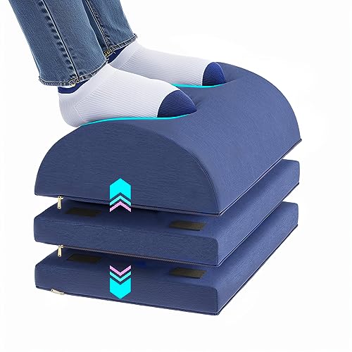 Foot Rest Under Desk at Work for Office Use with 3 Adjustable Heights ...