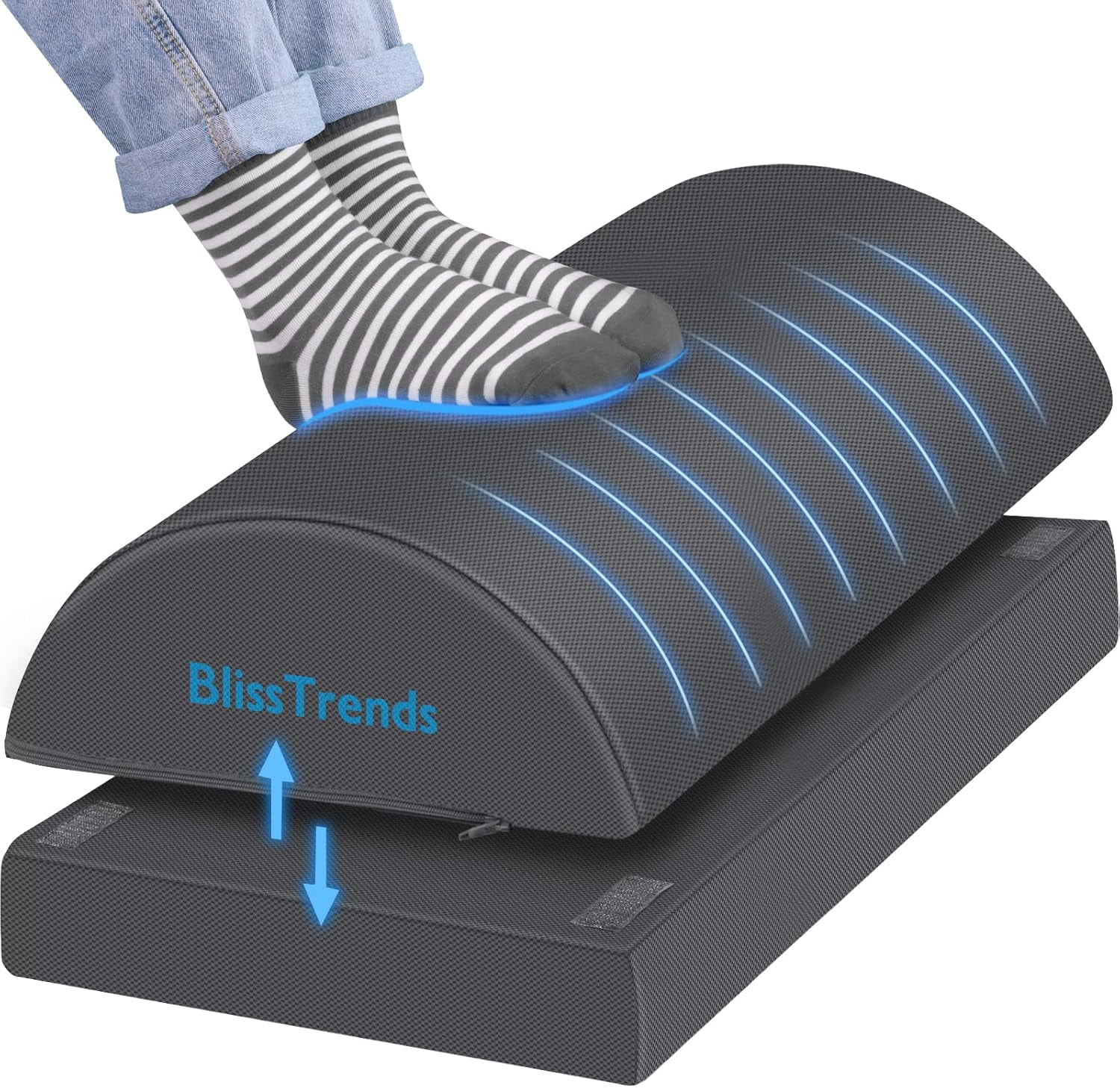 Foot Rest for Under Desk at Work-Versatile Foot Stool with Washable ...
