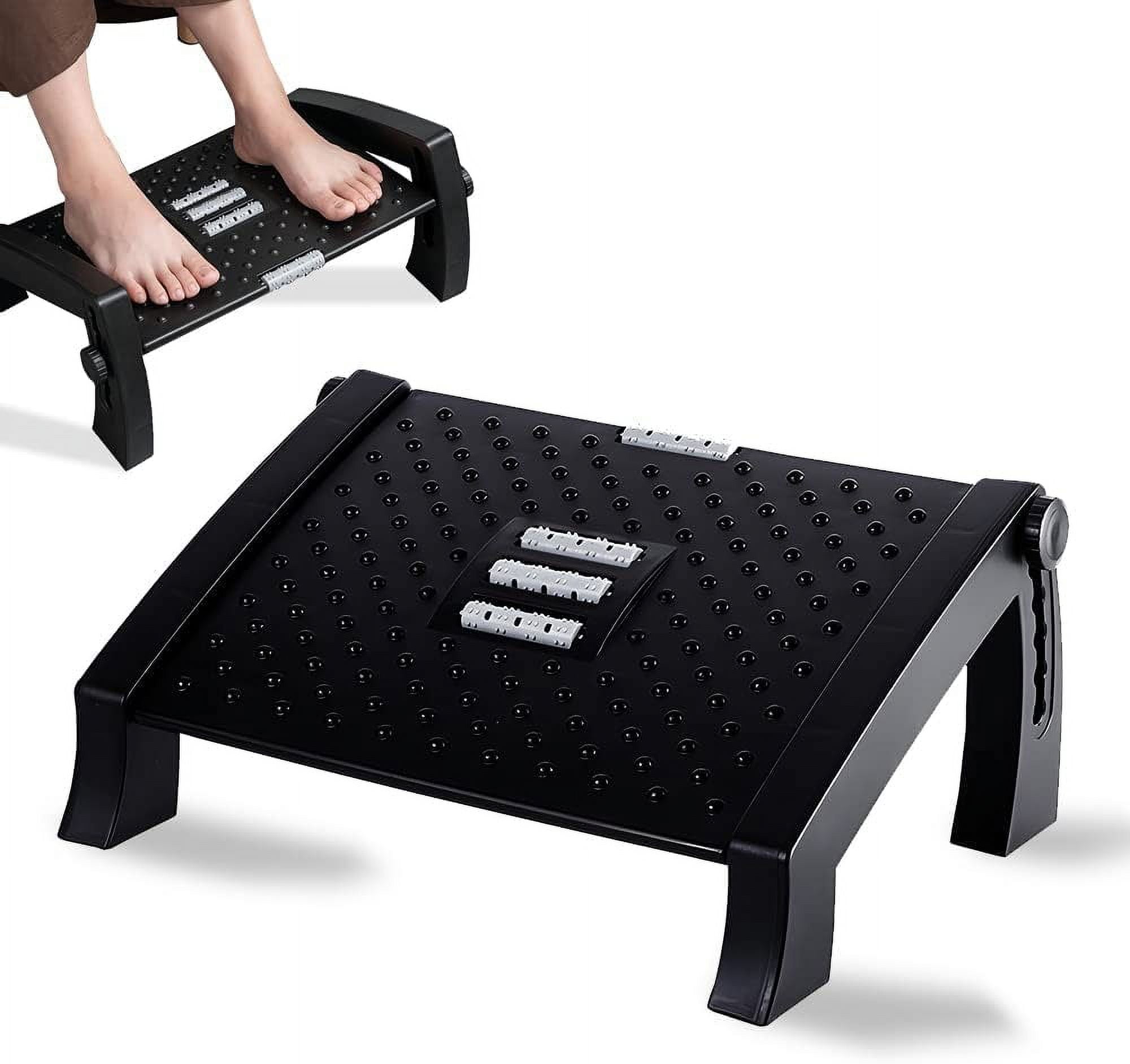 Foot Rest for Under Desk at Work with Massage Surface Ergonomic 6 ...