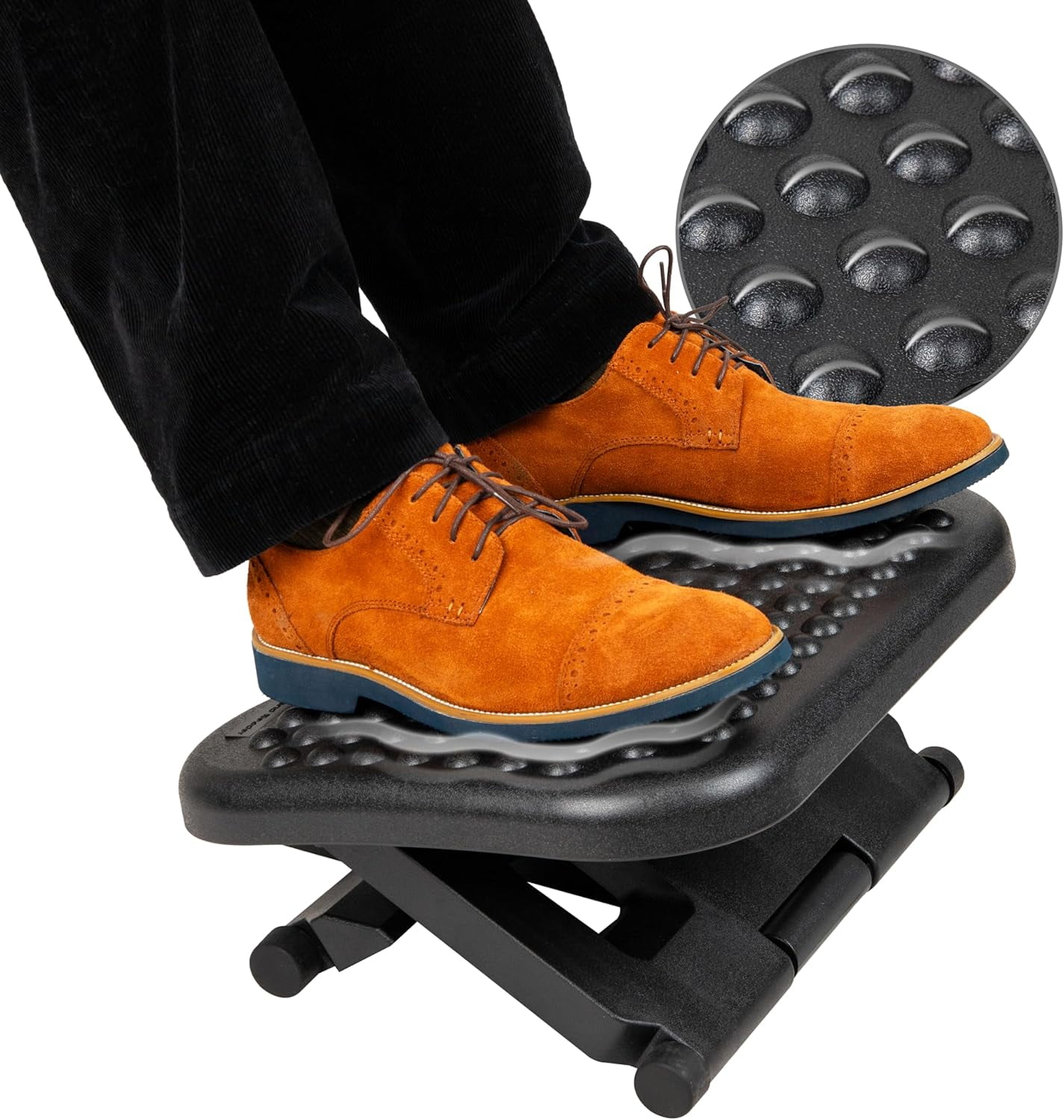 Foot Rest, Under Desk at Work, Ergonomic, Height Adjustable, Office ...