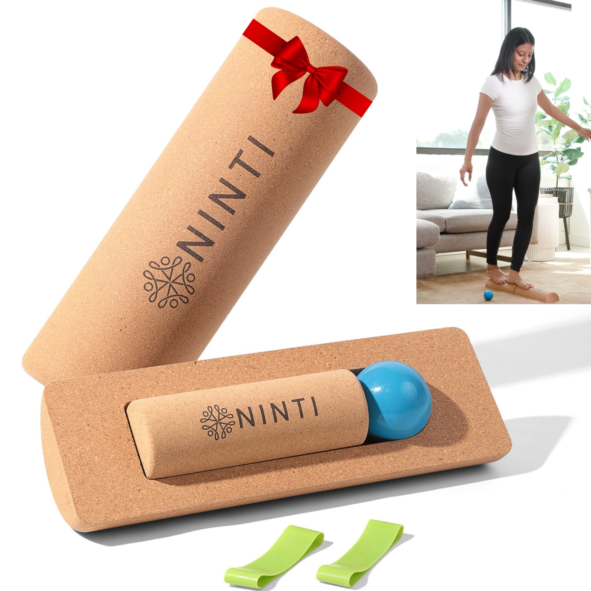 Ninti Cork Balance Board, Kit - Walmart.com