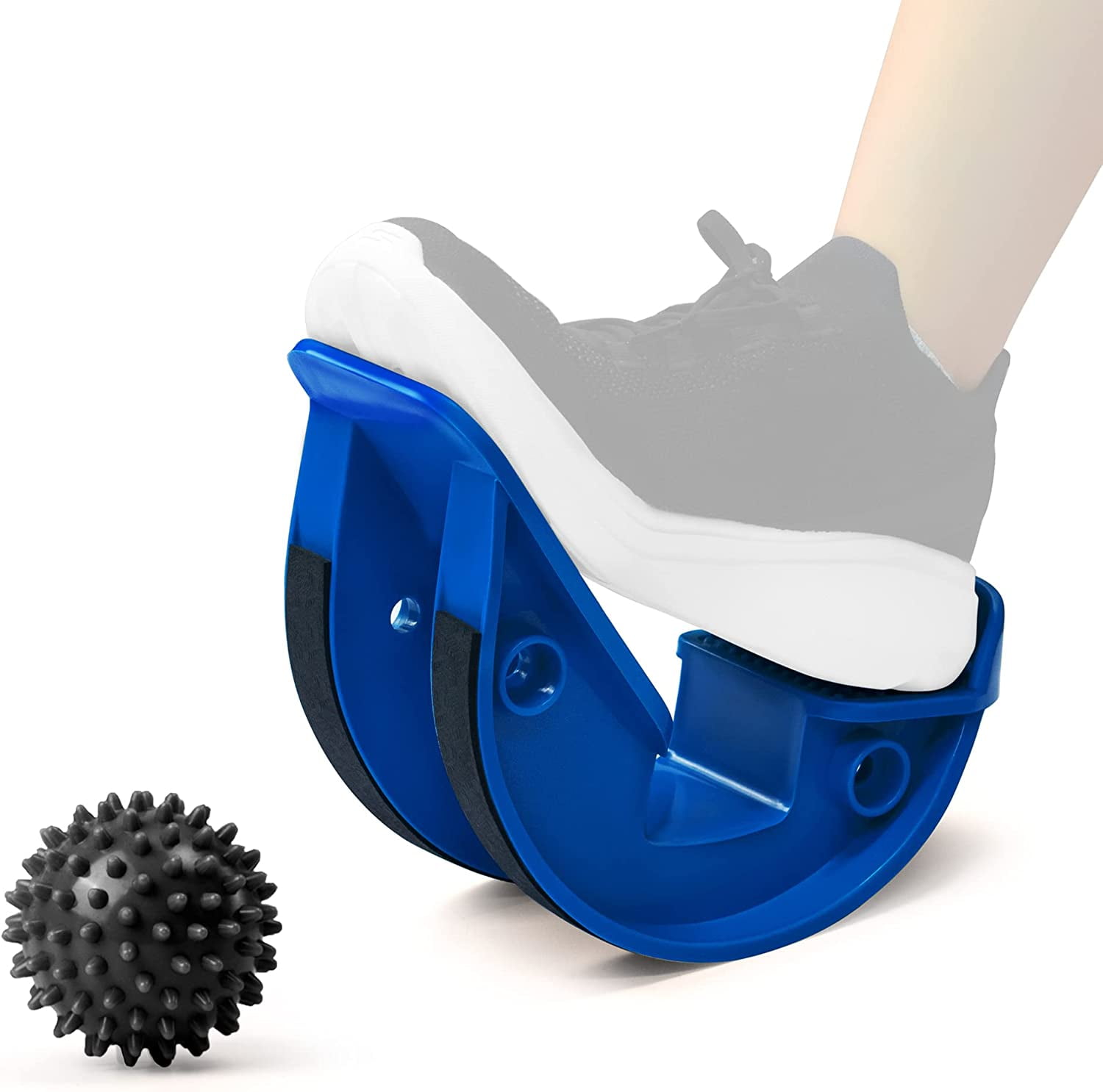 Foot Rocker with Spiky Ball, Calf Stretcher for Plantar Fasciitis ...