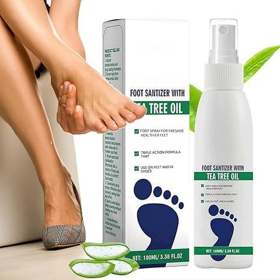 Foot Sanitizer Spray with Tea Tree Oil,Tea Tree Foot Spray for Feet ...