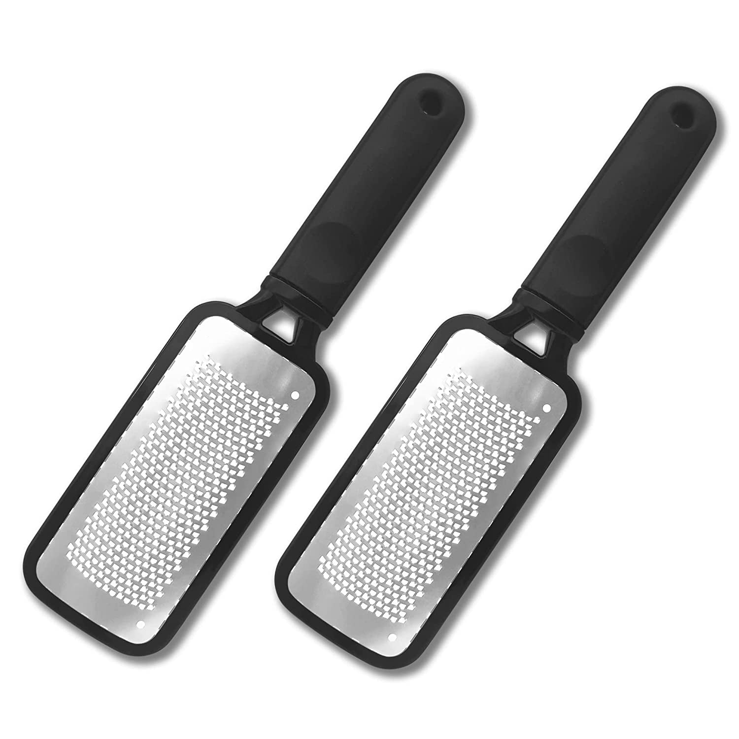 Foot Scruer 2pcs, Callus Remover for Feet with Stainless Steel, Foot ...
