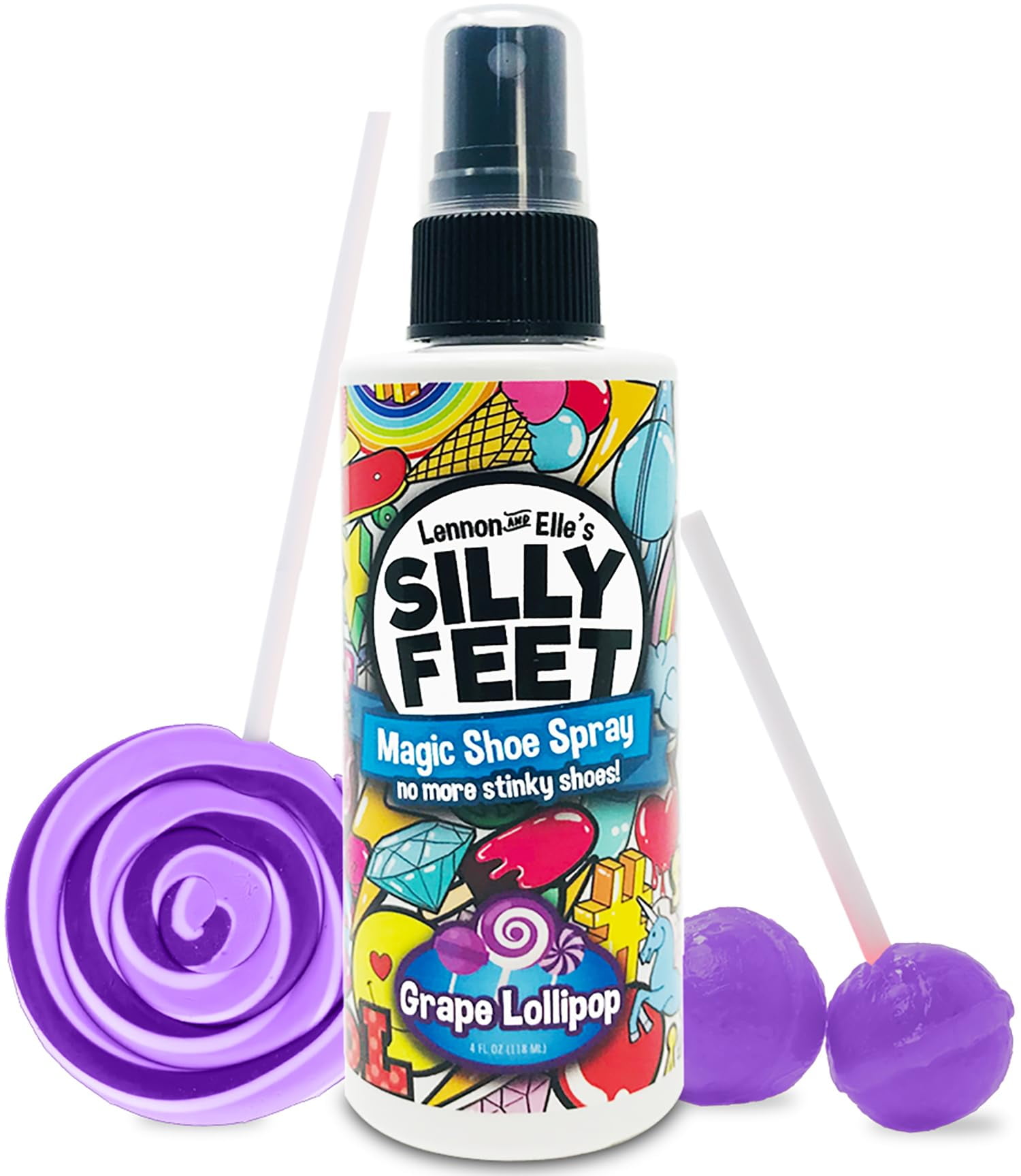 Foot and Shoe Deodorizer Spray, Extra-Strength Odor Eliminator for ...