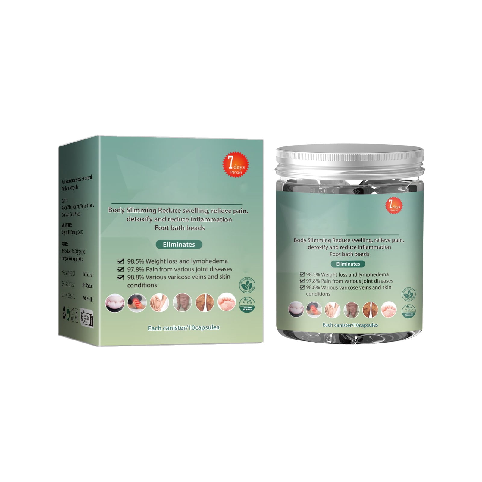 Foot Soak Lymphatic Drainage & Slimming Foot Soak Beads, Foot Soak ...