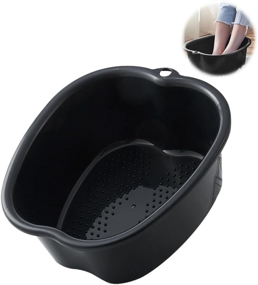 Foot Soaking Tub Foot Bath Basin for Soaking Large Size Sturdy Plastic ...