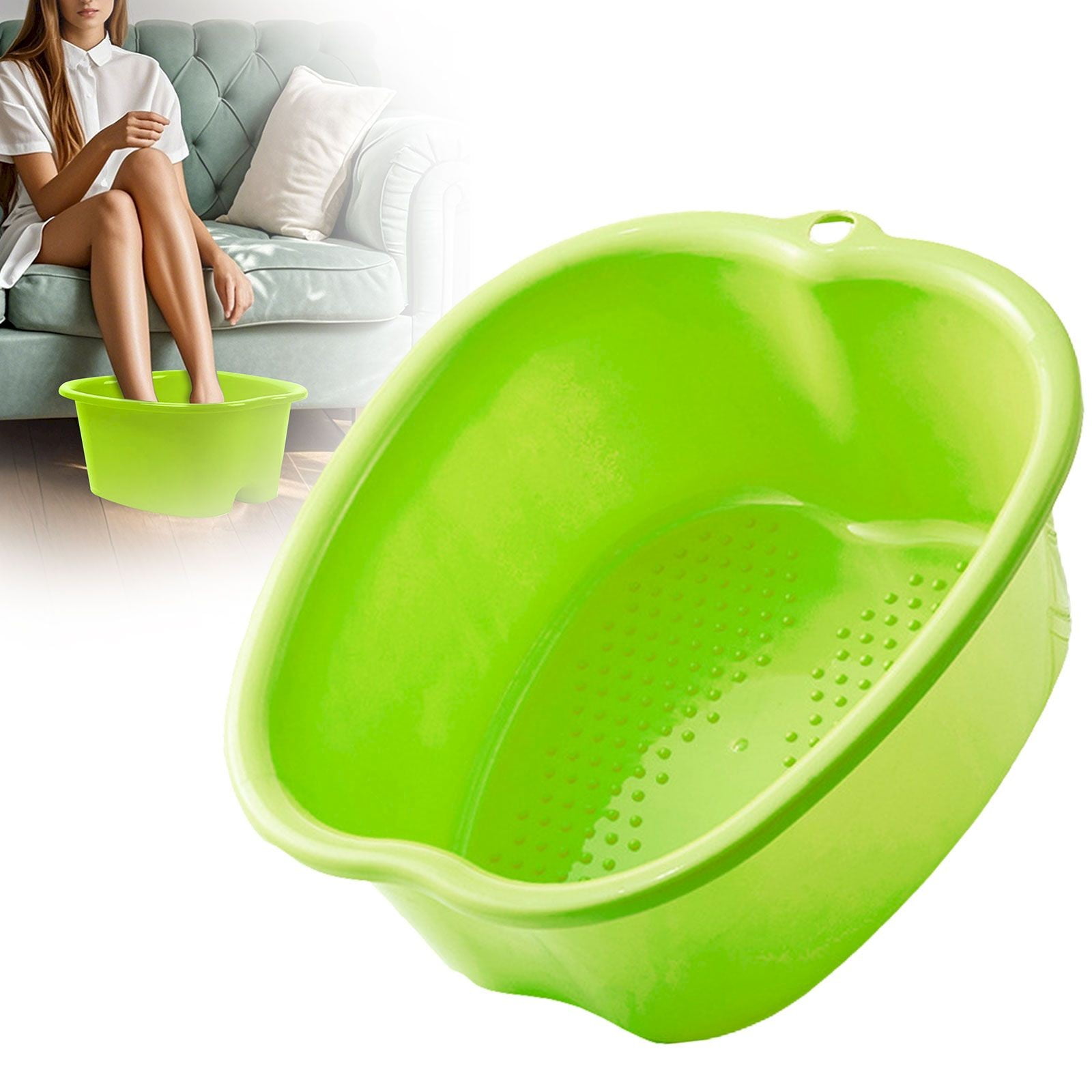 Foot Soaking Tub Large Size Foot Basin Sturdy Soaking Feet Bucket ...
