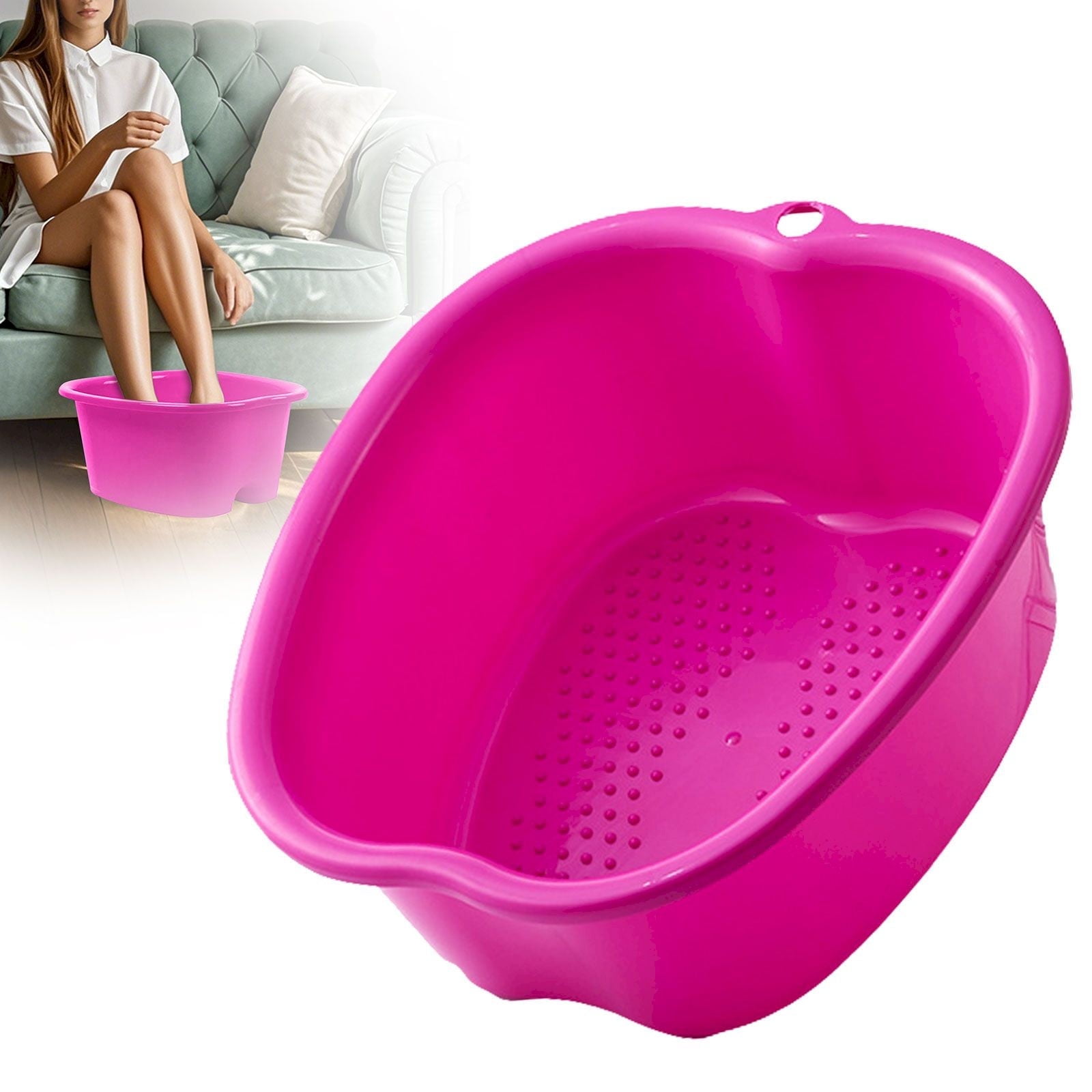 Foot Soaking Tub Large Size Foot Basin Sturdy Soaking Feet Bucket ...