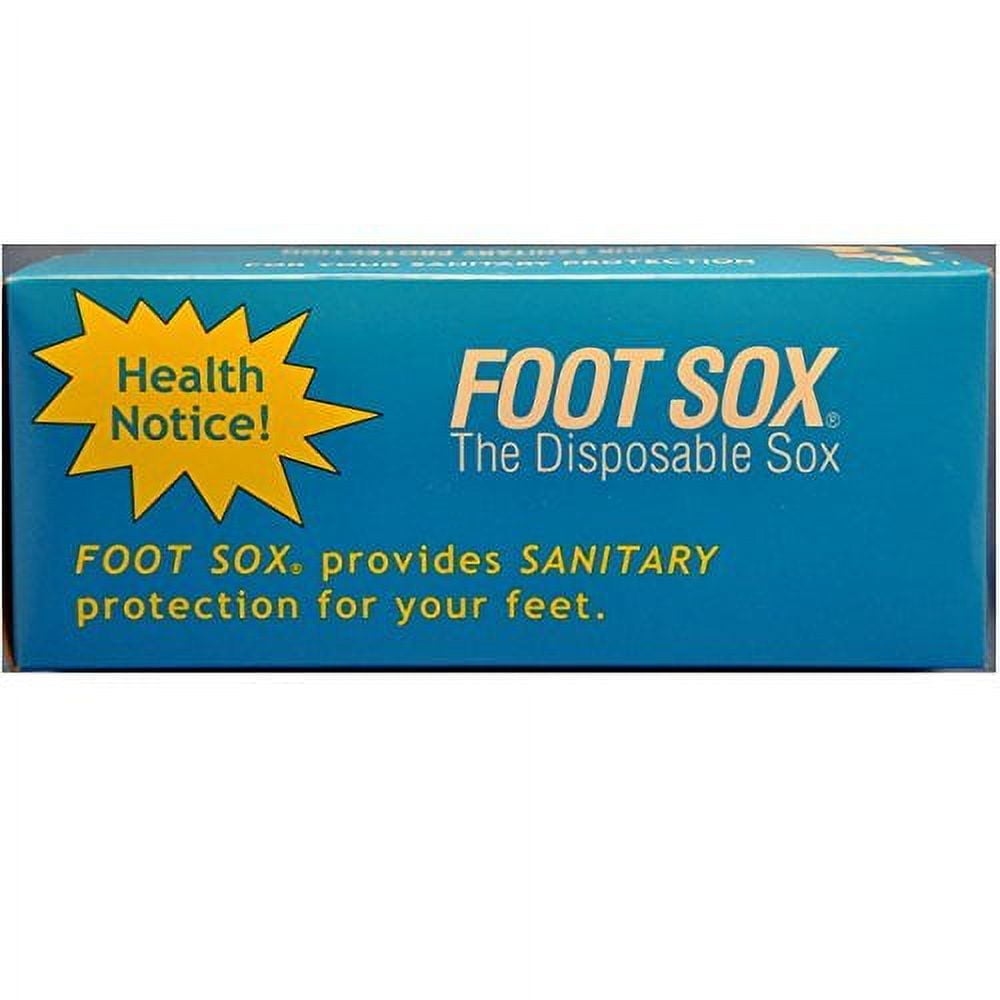 Foot Sox Original Sanitary Disposable Try on Socks (Knee High Version ...