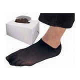 Foot Sox Original Sanitary Disposable Try on Socks (Mens Black ...
