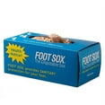Foot Sox Original Sanitary Disposable Try on Socks Tan - Walmart.com