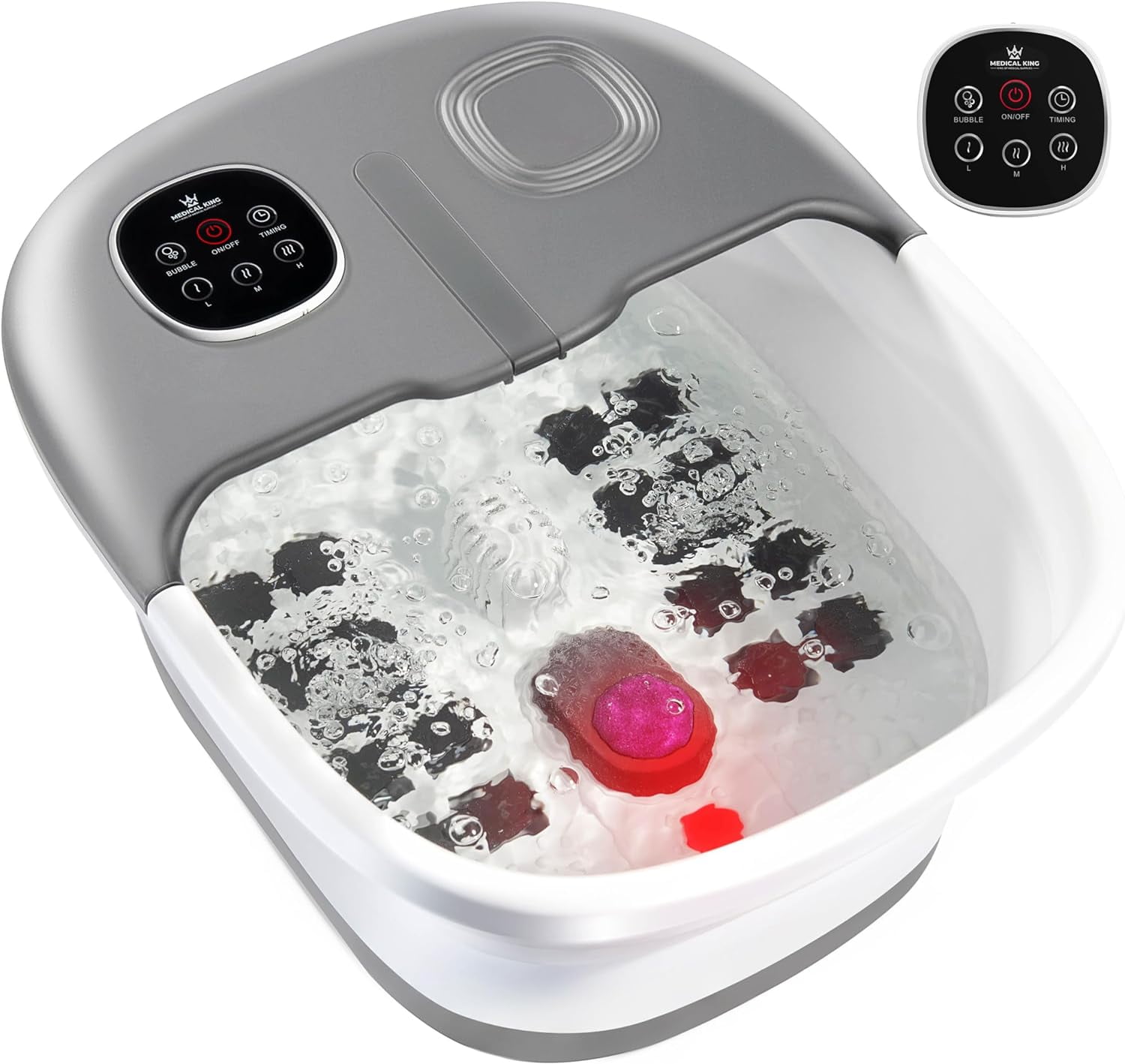 Foot Spa with Heat and Jets Includes A Remote Control A Pumice Stone ...
