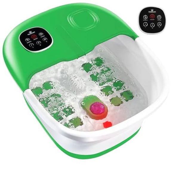 Medical King 5-in-1 Foot Massager with Heat, Jets, Remote-Control and ...